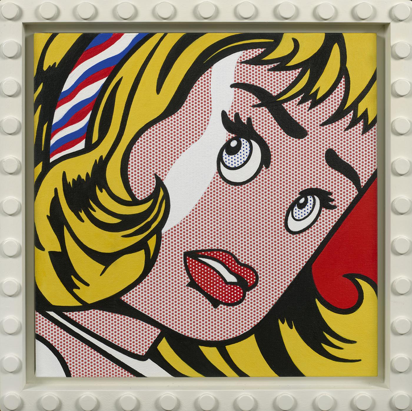 STEFANO BOLCATO - Girl with Hair Ribbon da Roy Lichtenstein