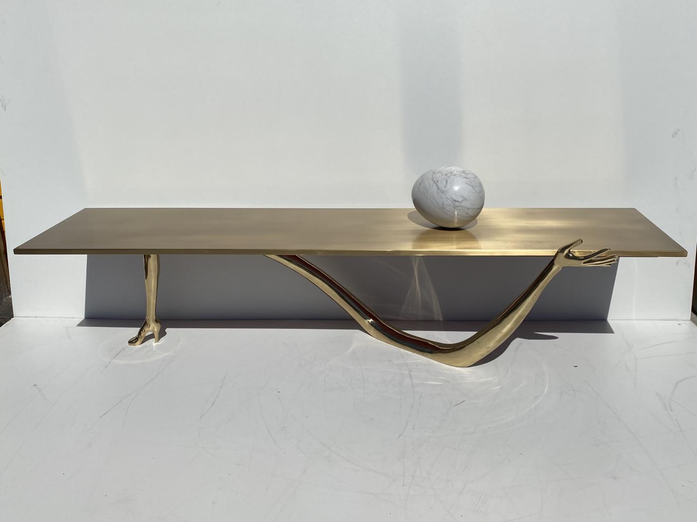 Salvador Dalí - "Leda" Hand and Foot Coffee Table by Salvador Dali