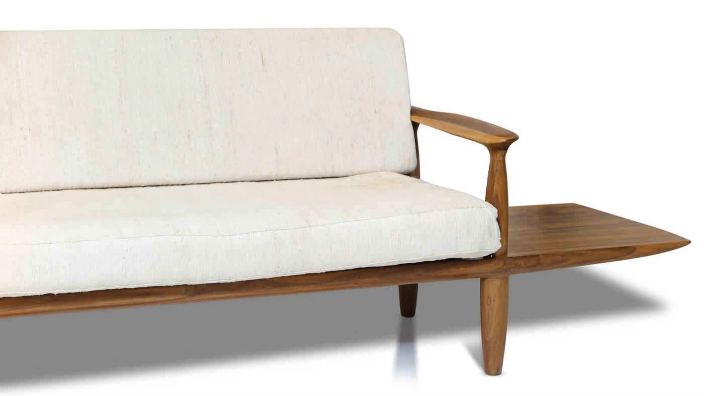 Sam Maloof - 1960's California Studio Walnut Sofa Bench