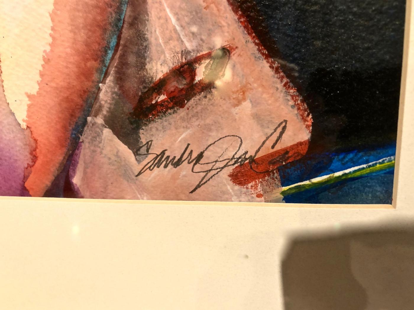Sandra Jones Campbell - Pair Sandra Jones Campbell Water Colors, Signed ...