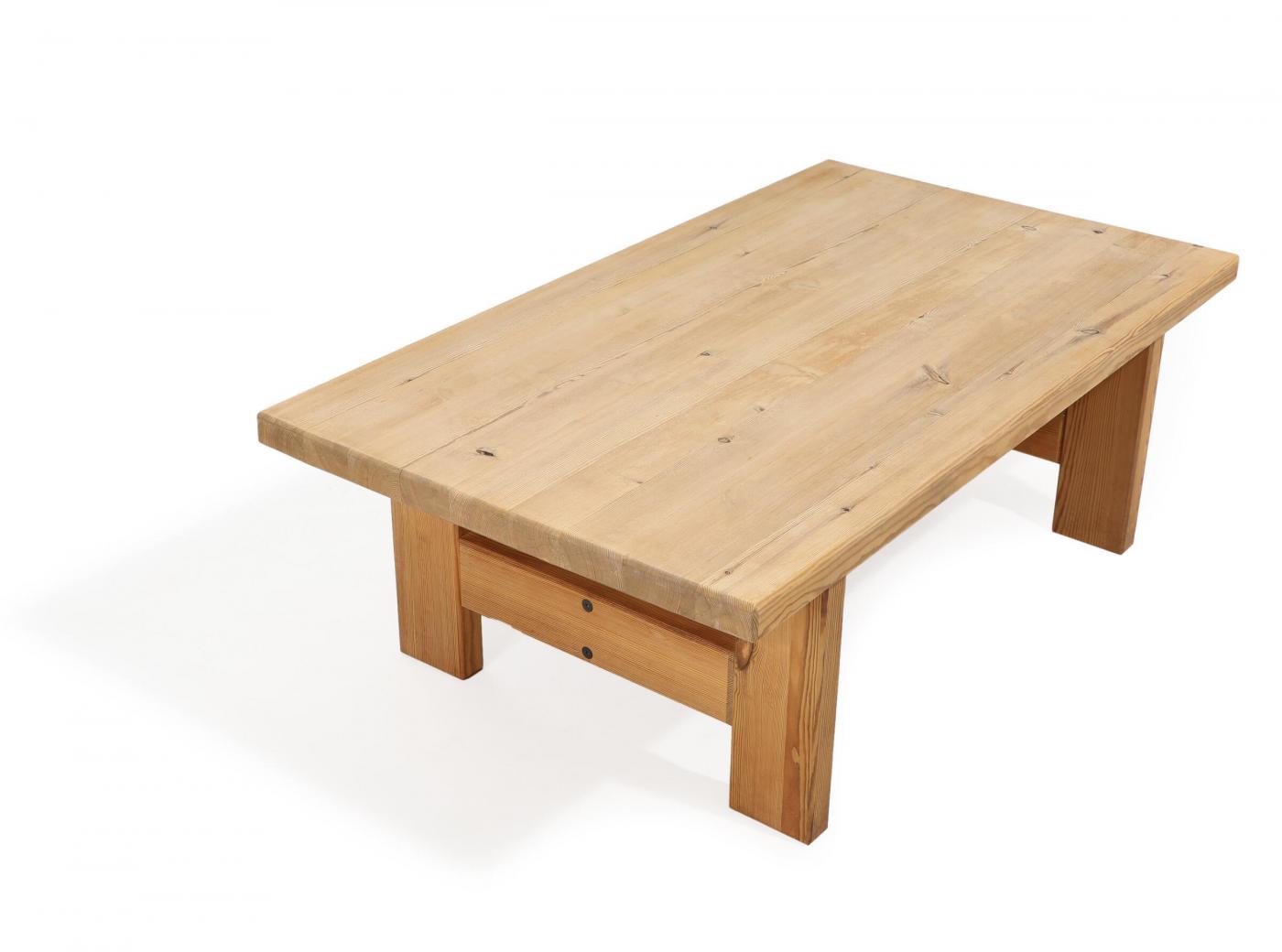 Scandinavian Solid Pine Coffee Table