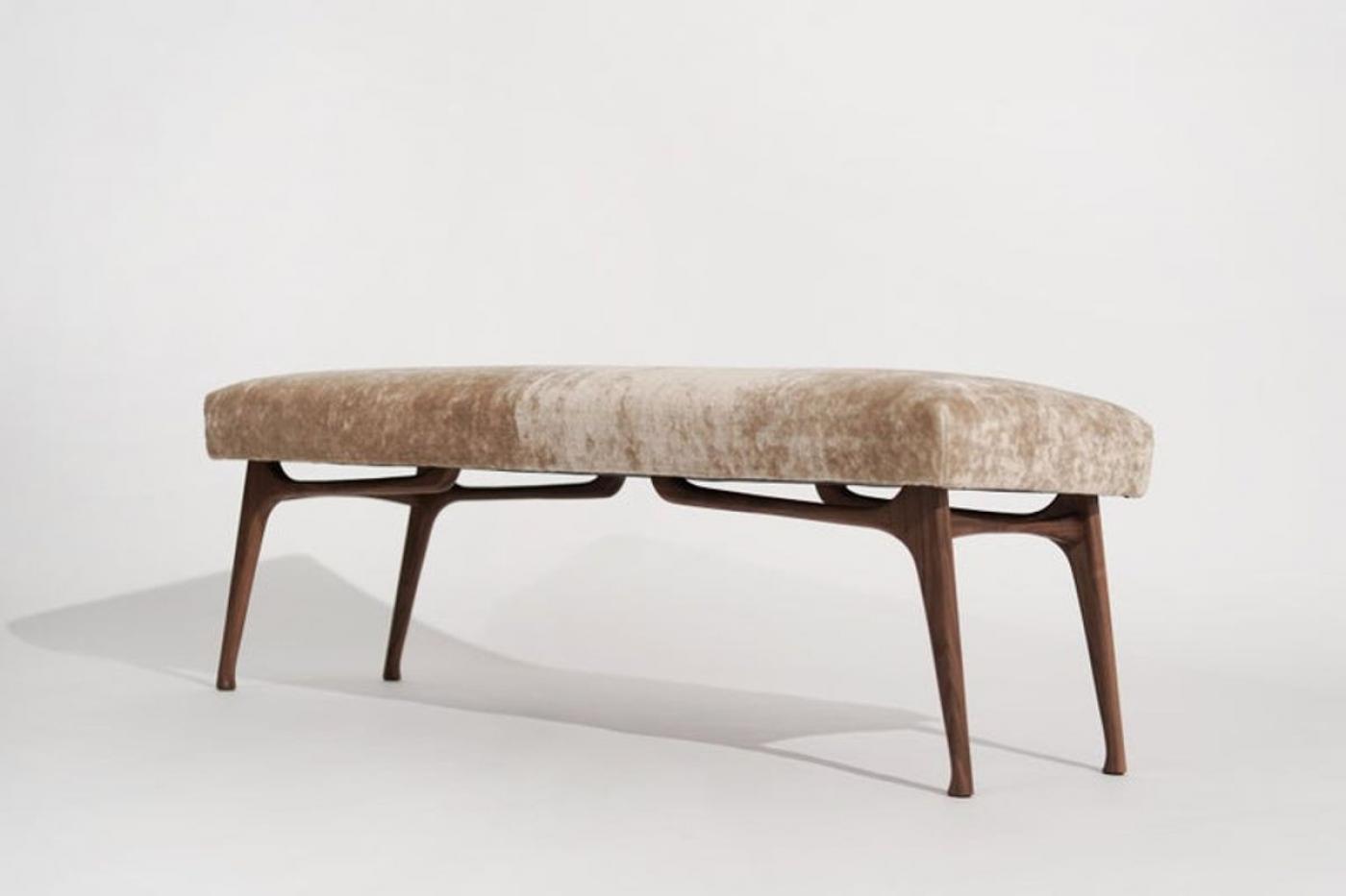 Stamford Modern - Sculptural ICO Bench Series 54 in Natural Walnut by ...