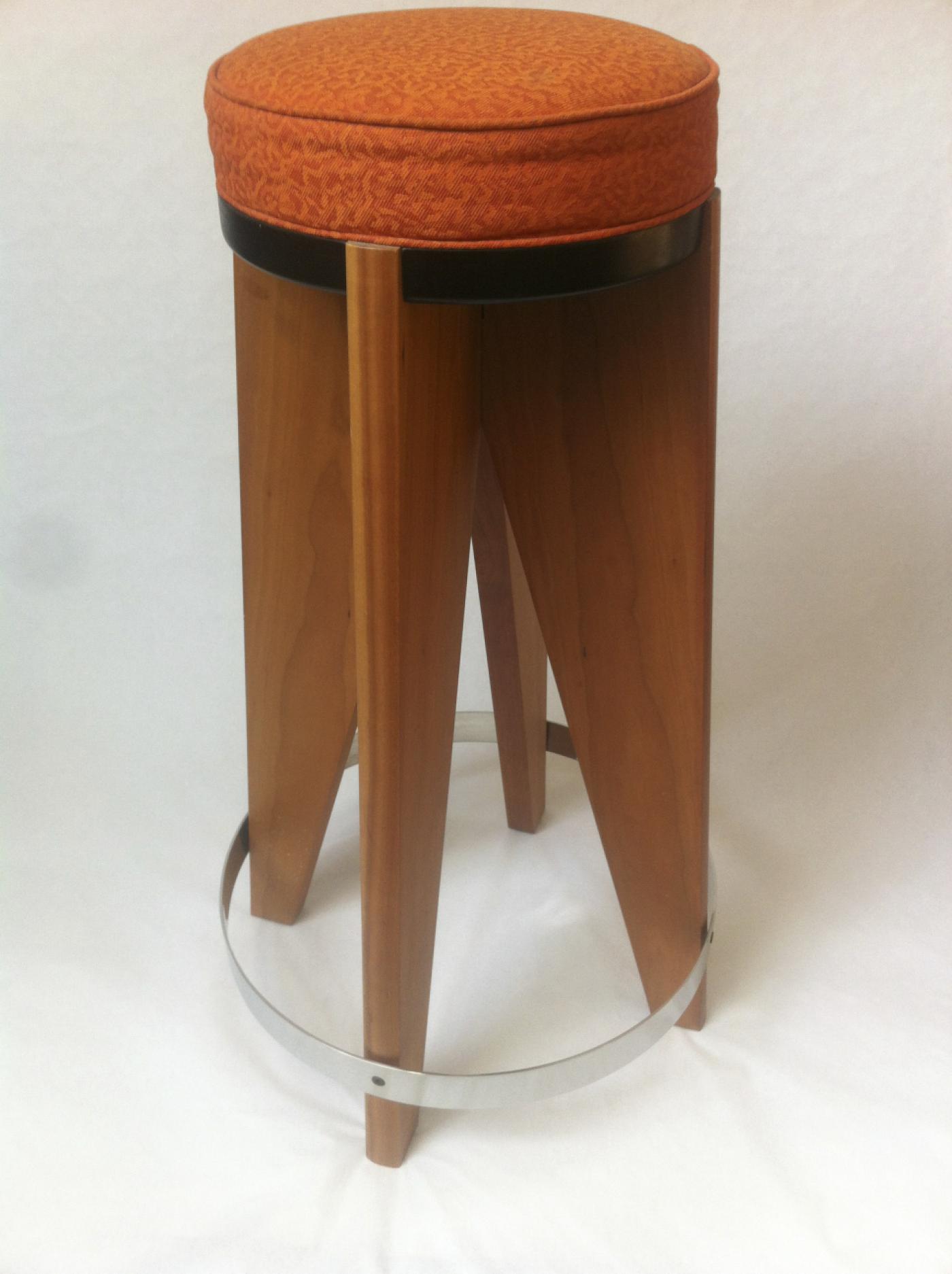 Set of 3 Minimalist Modern Bar Stools