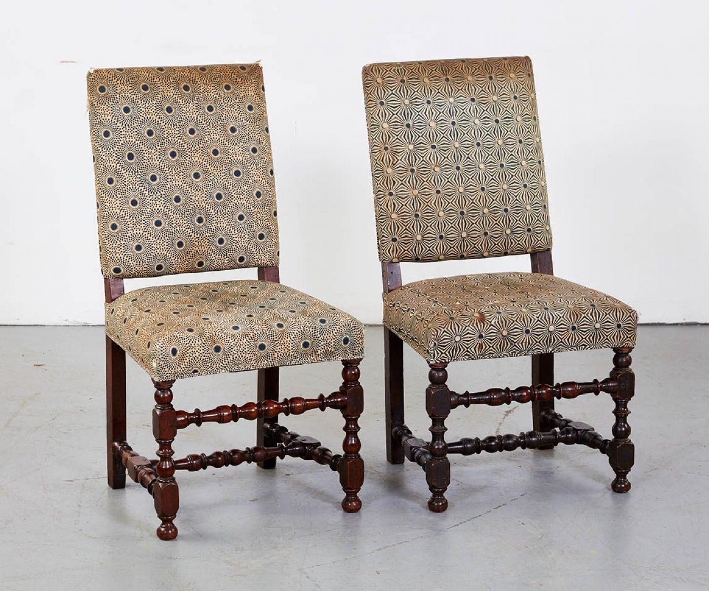 Set of Eight Baroque Chairs