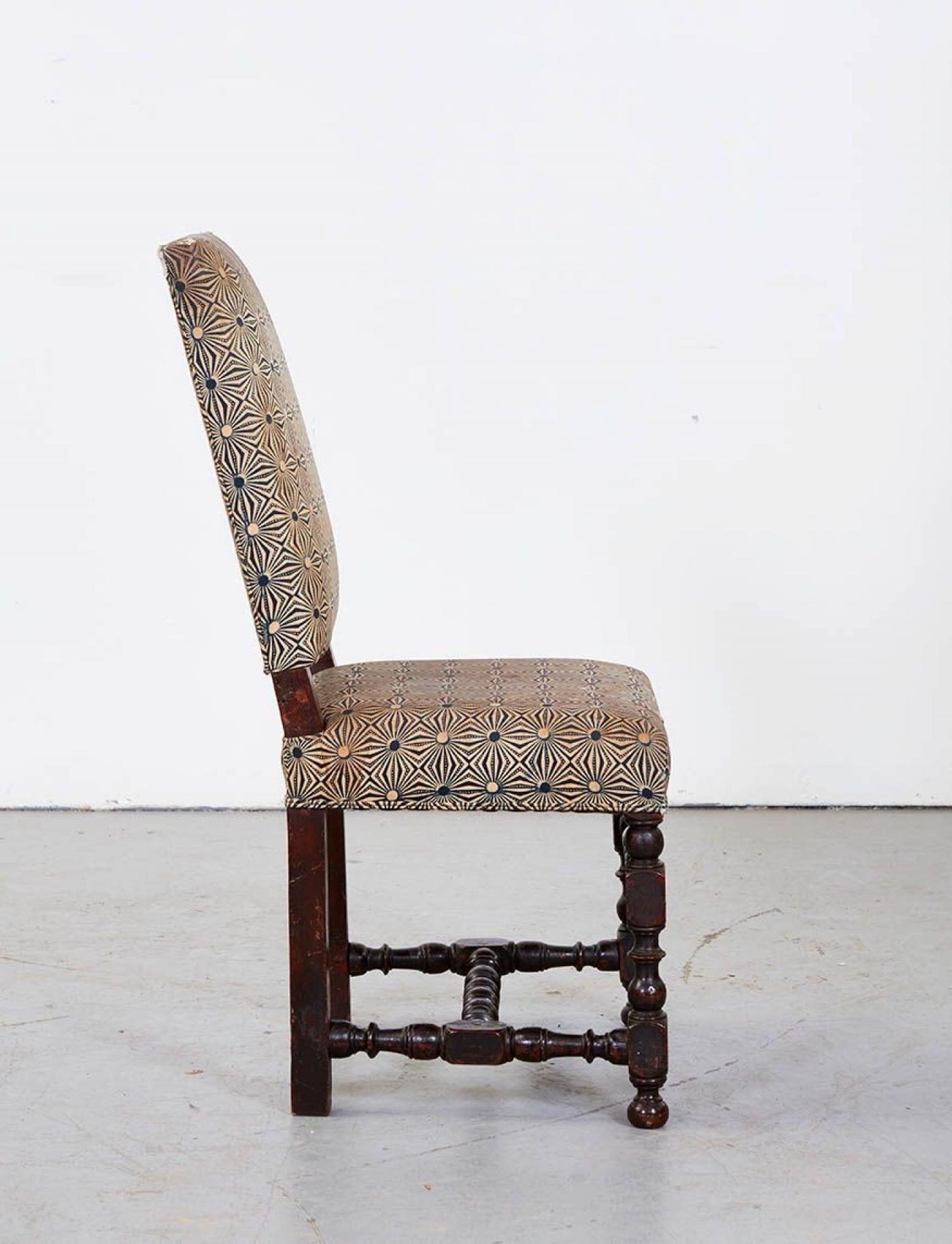 Set of Eight Baroque Chairs