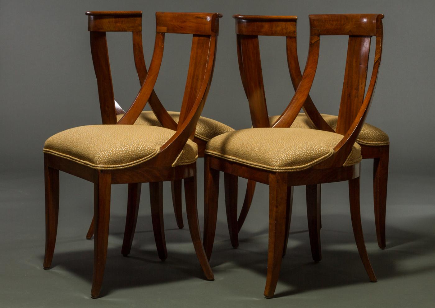 Set of Four Biedermeier Chairs