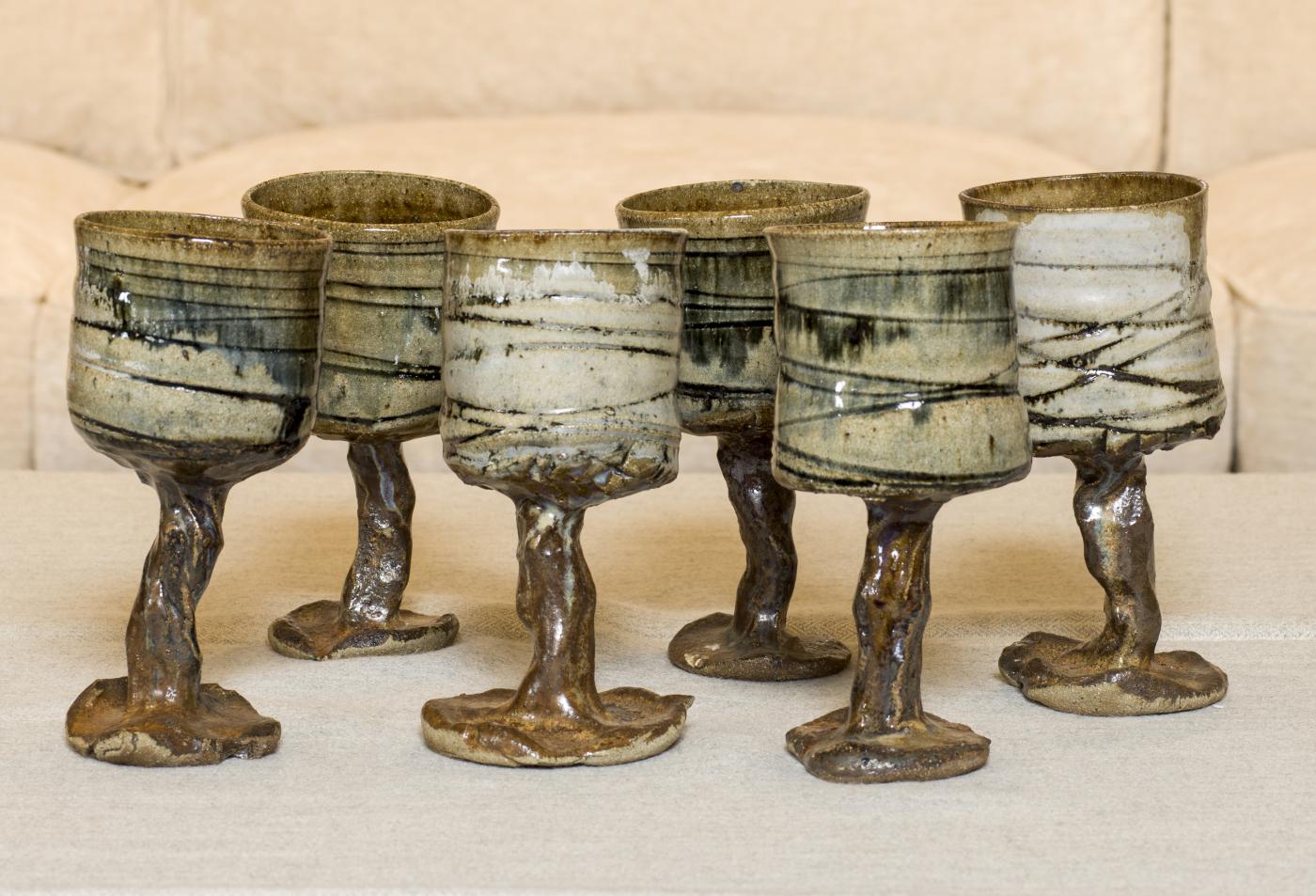 Set of Hand Thrown Goblets