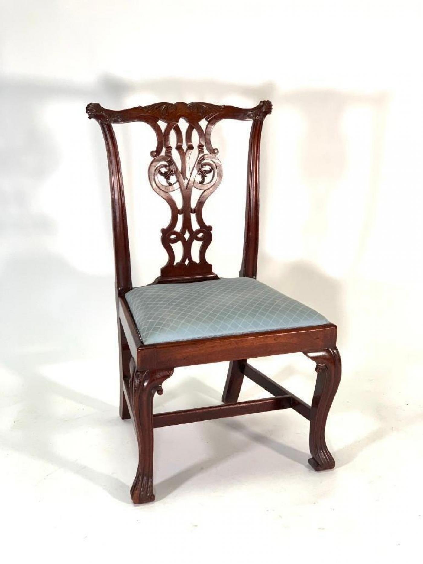 Set of Period 18th c. Irish Dining Chairs