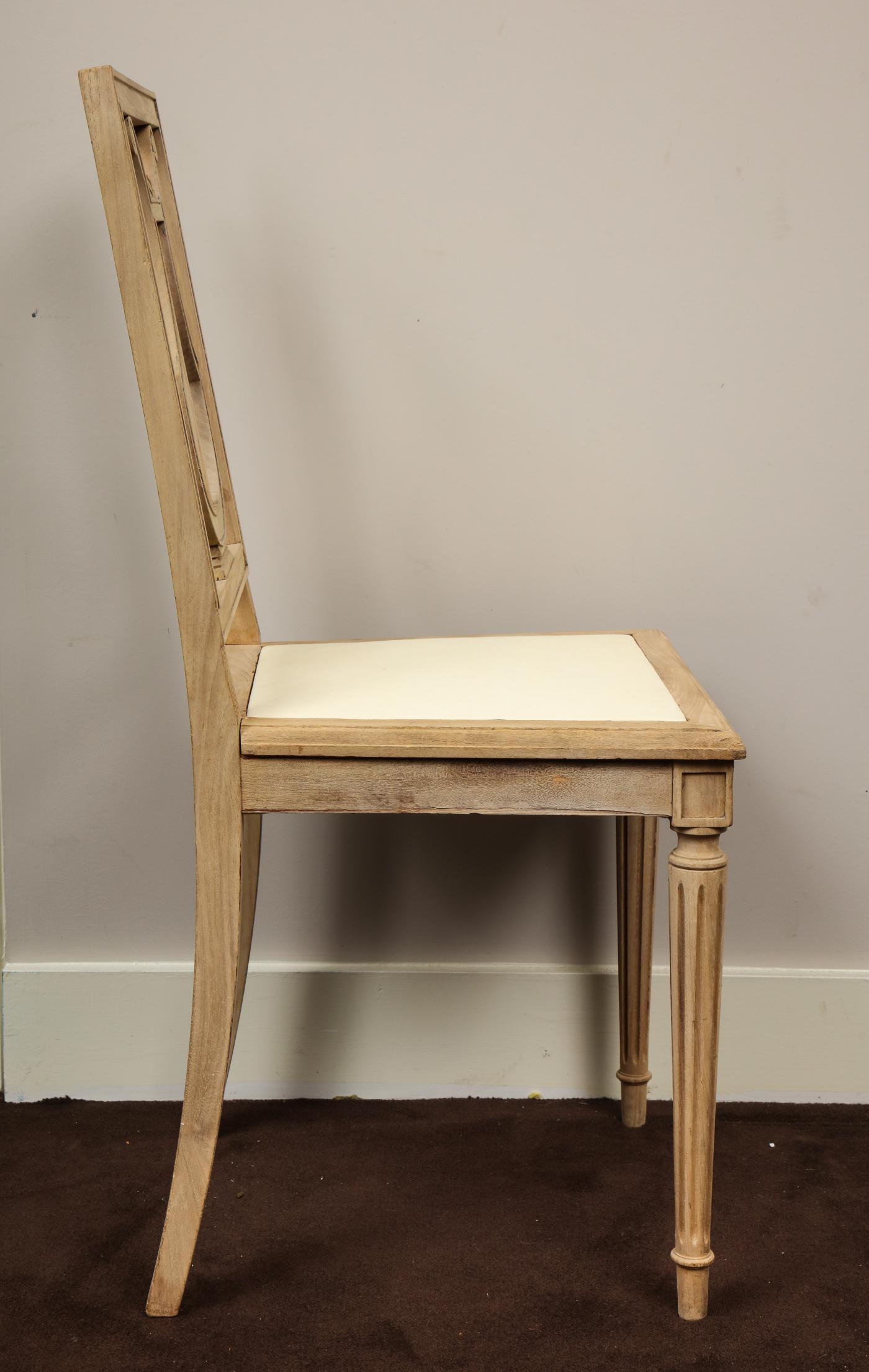 Set of Lyre Back Dining Chairs