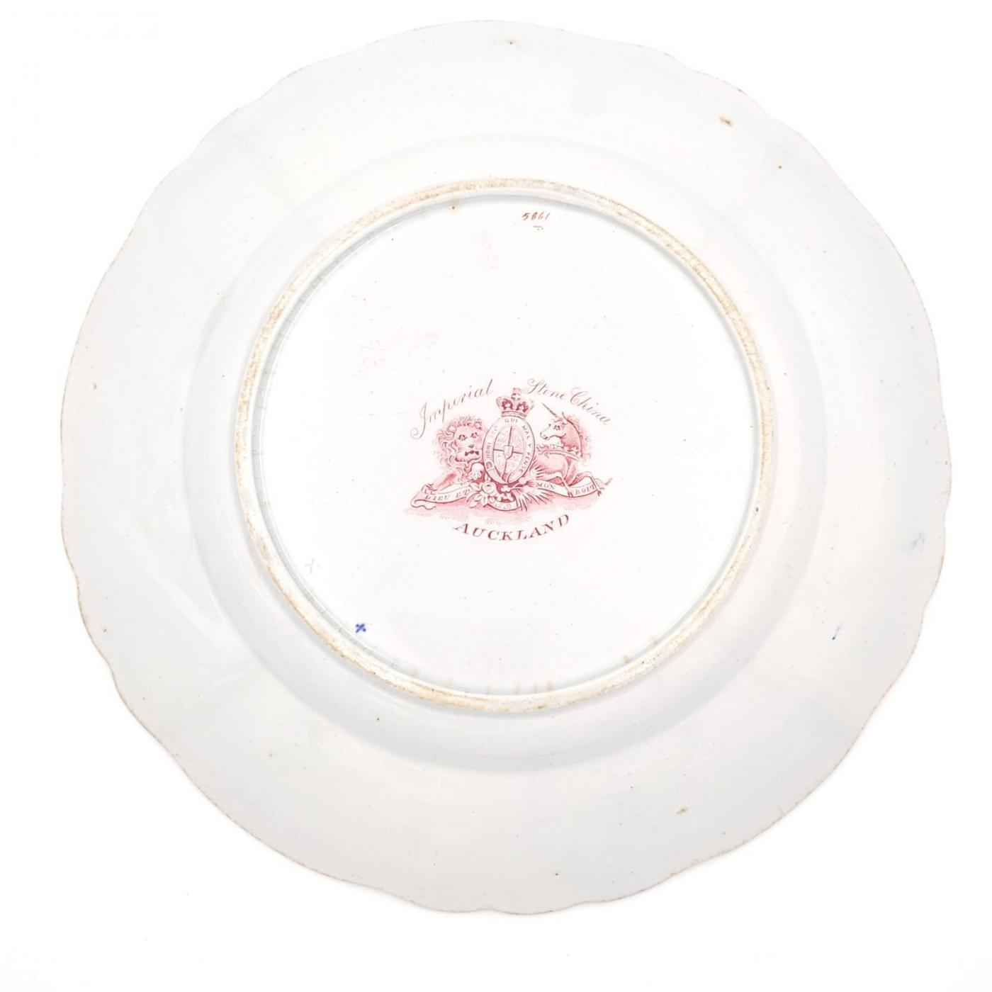 Set of Twelve "Auckland" Pattern Ironstone Dinner Plates, England circa ...