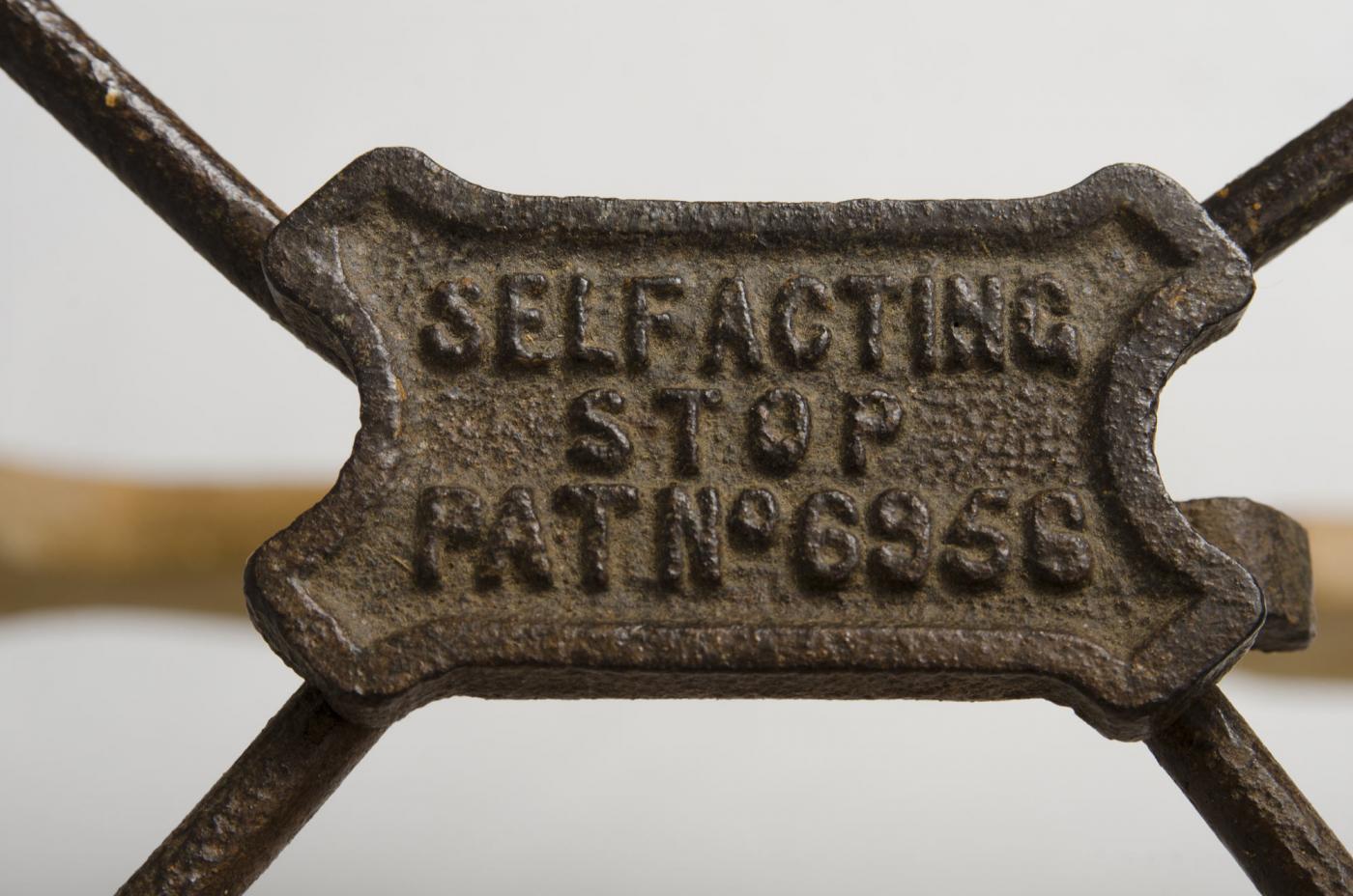 Simplex Ladder - English Victorian Pine Step Ladder Labeled "Simplex ...