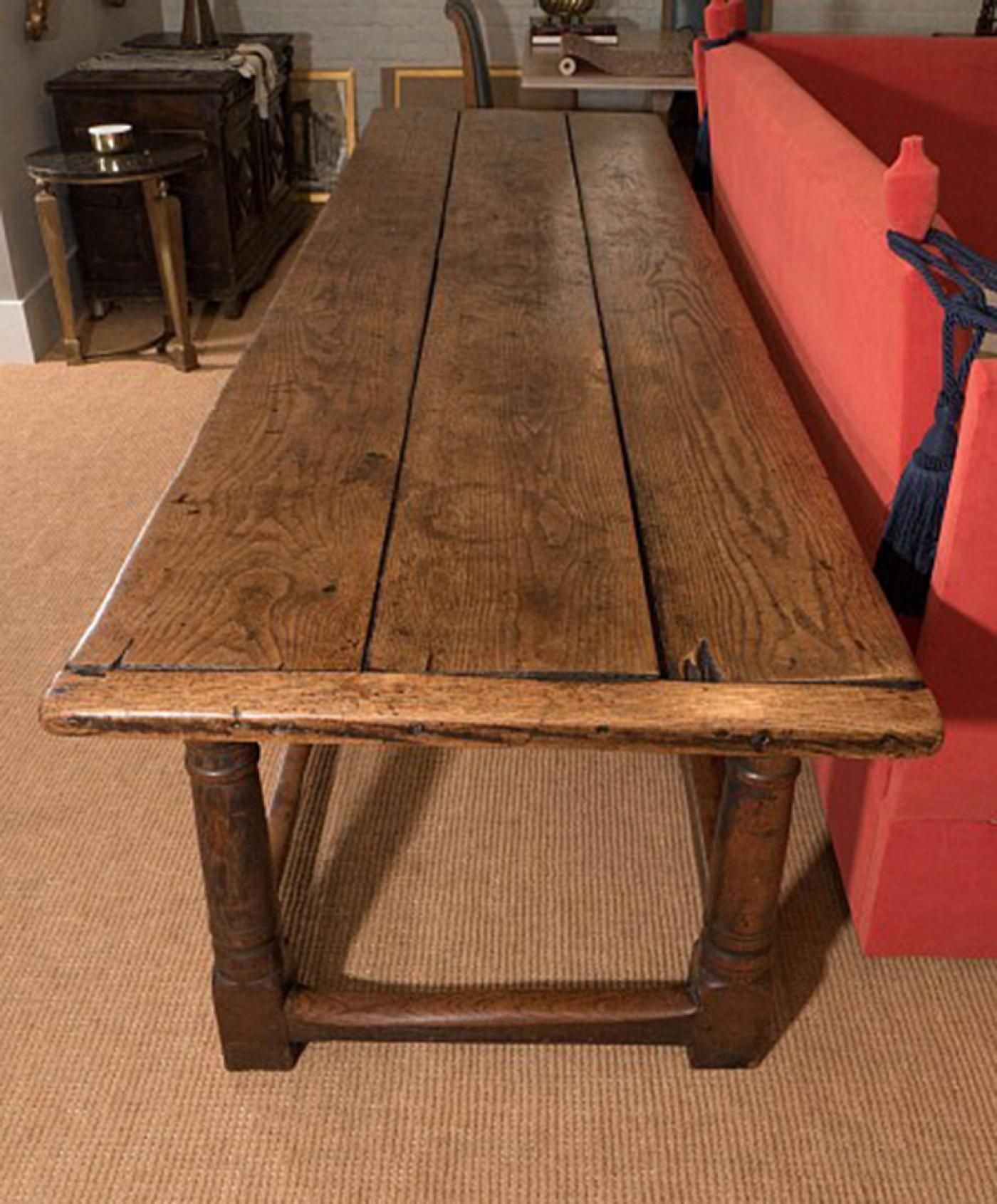 Six-Legged Cromwellian Refectory Table, 17th Century