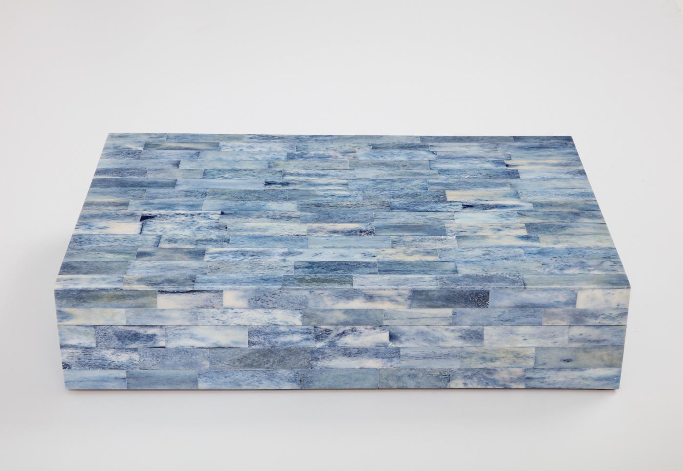 Sky Blue Bone Decorative Box