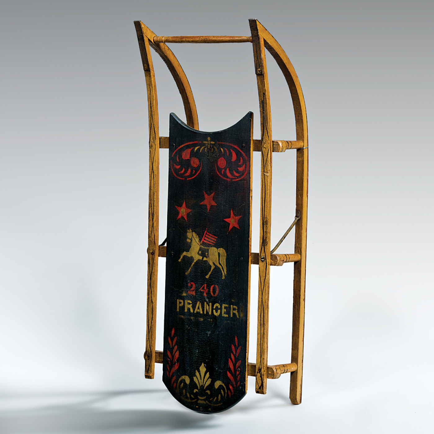 Decorated Child's Sled, c. 1920