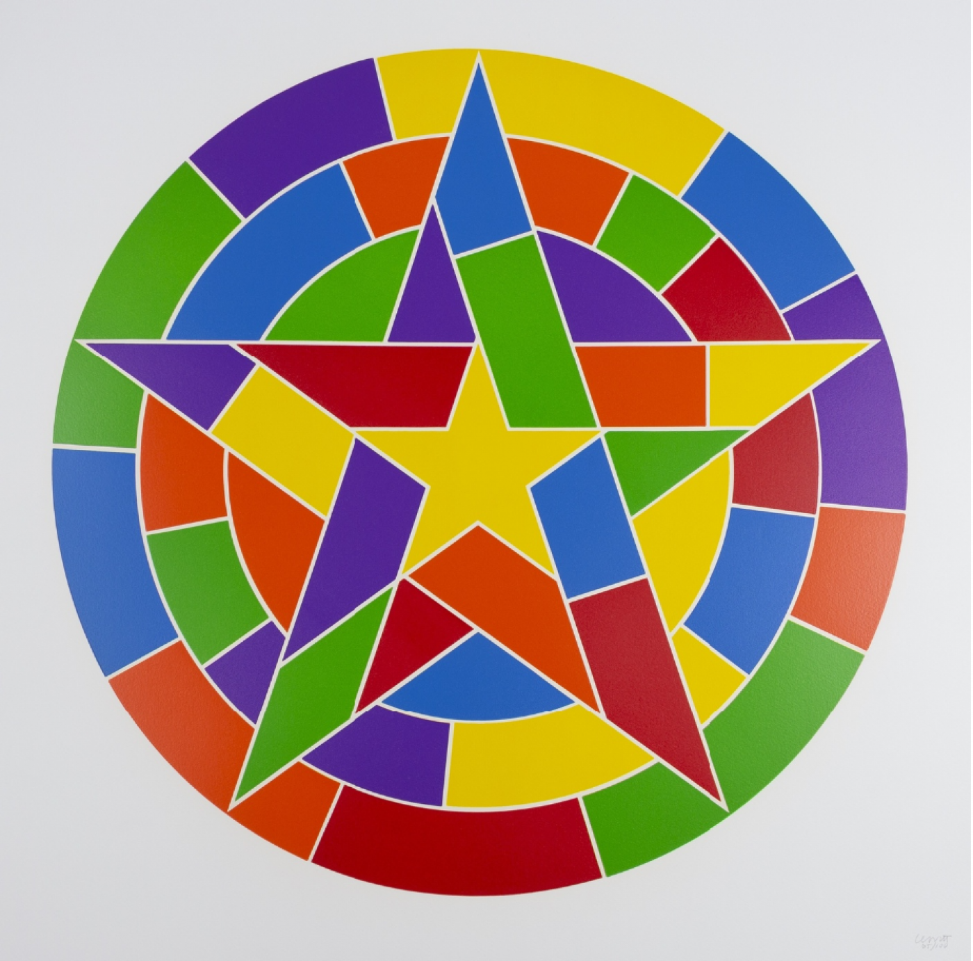 Sol LeWitt - Tondo Stars (Set of 6), 2002