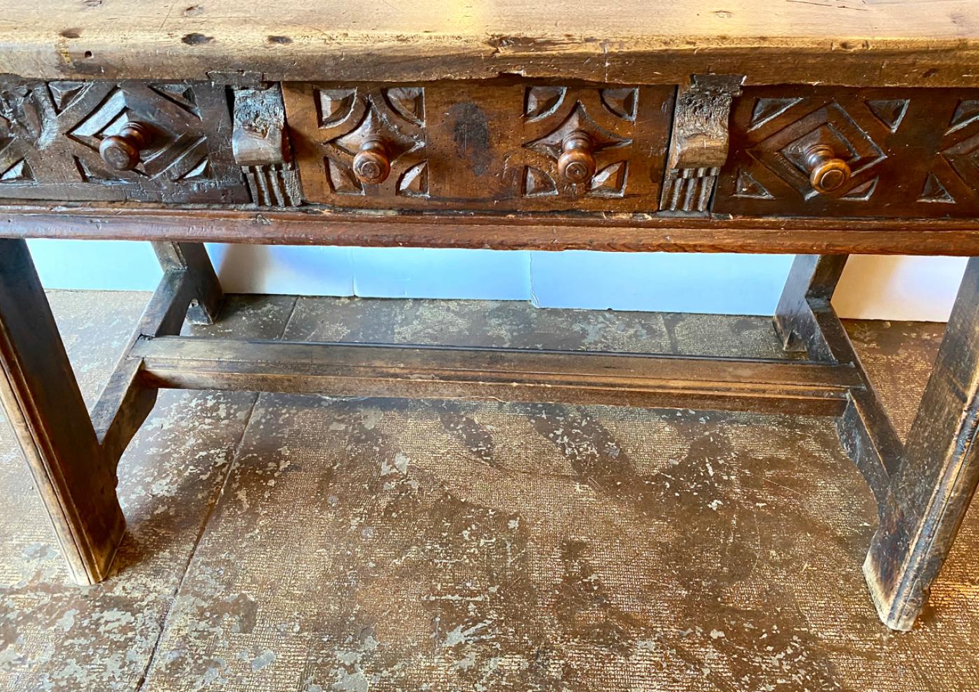 Spanish Colonial Writing Table or Console, c. 1790-1800