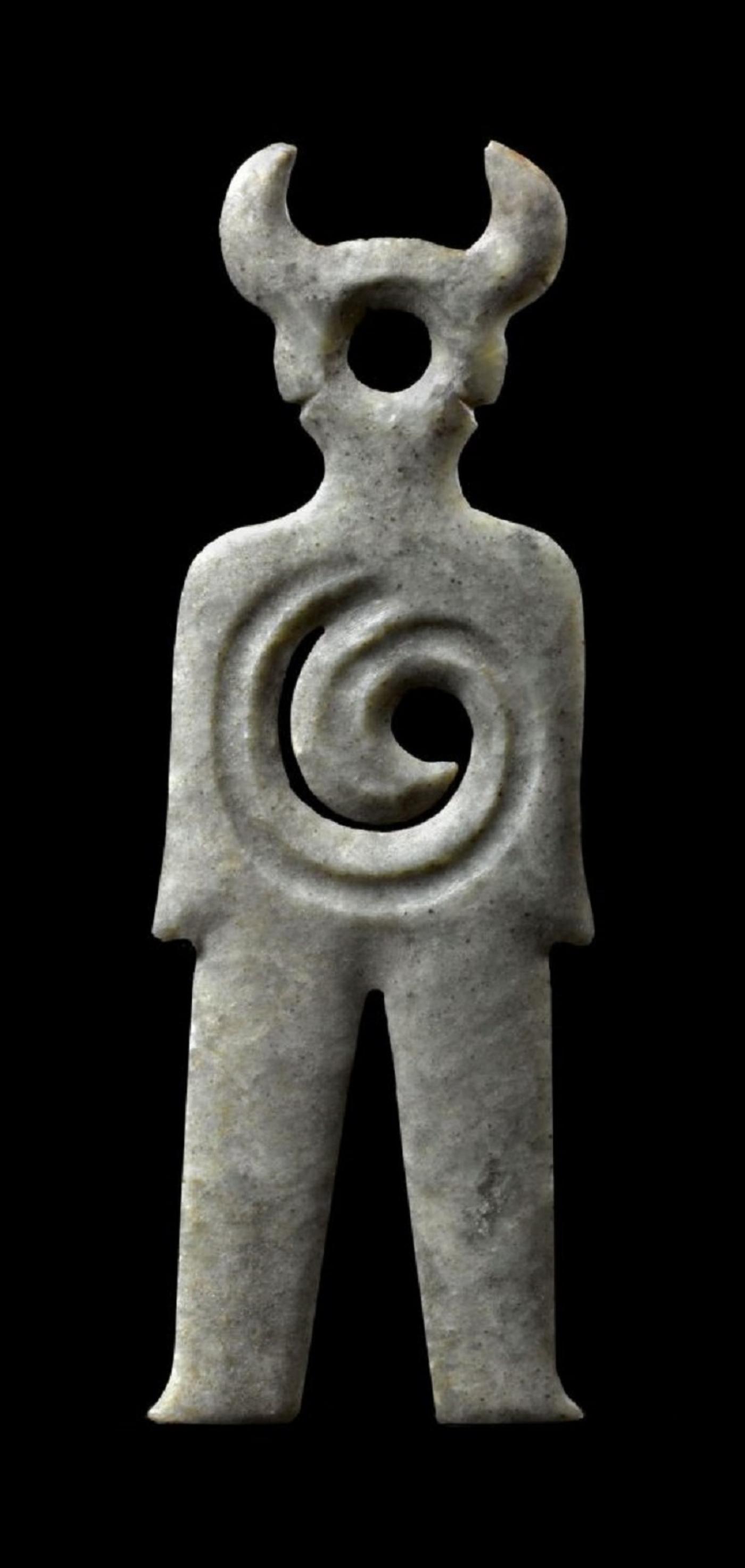 Standing Horned Figure