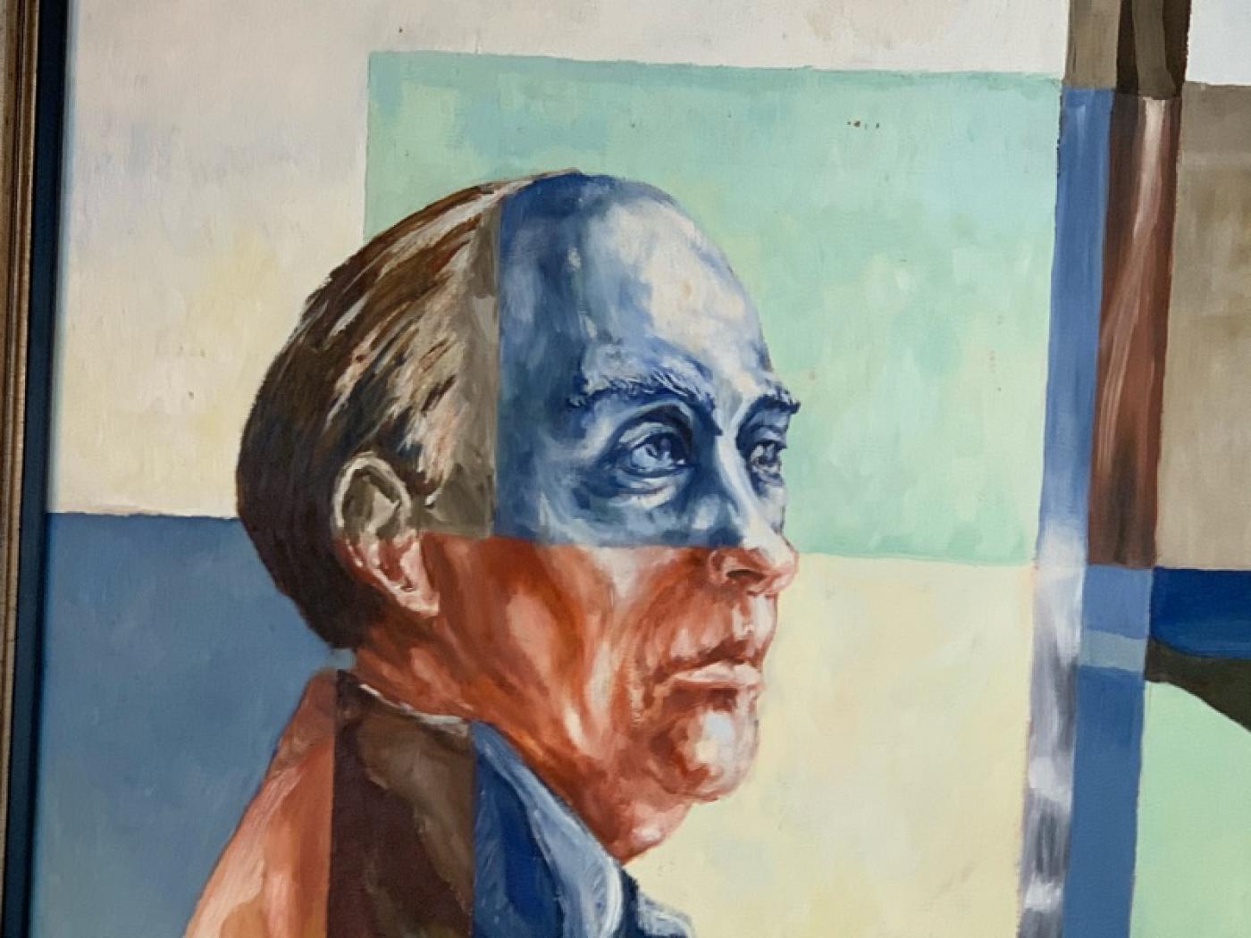 Stephen Missal - HYPNOTIC 1960's PAINTING TITLED TRANSCENDENTAL II BY ...