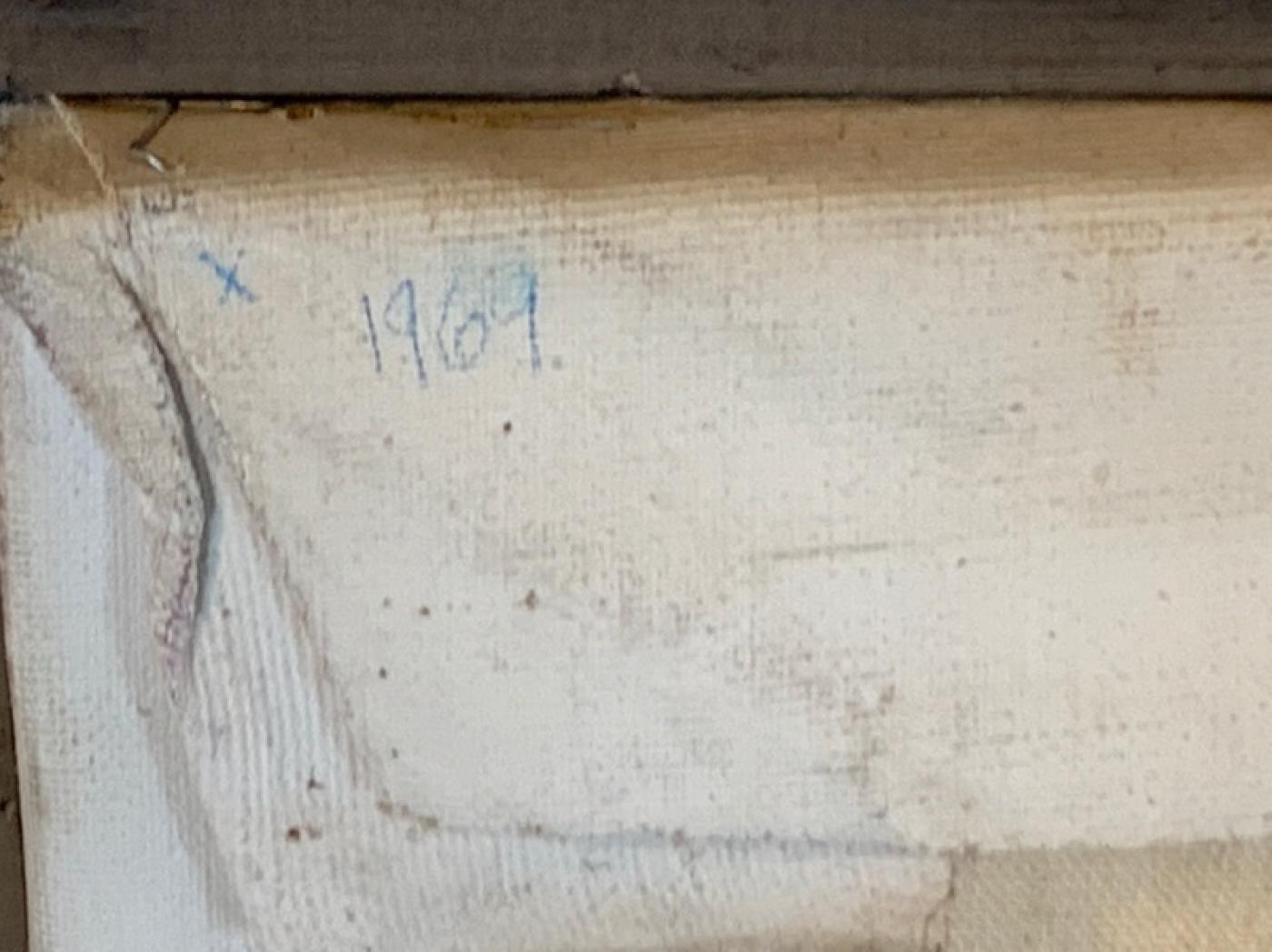 Stephen Missal - HYPNOTIC 1960's PAINTING TITLED TRANSCENDENTAL II BY ...