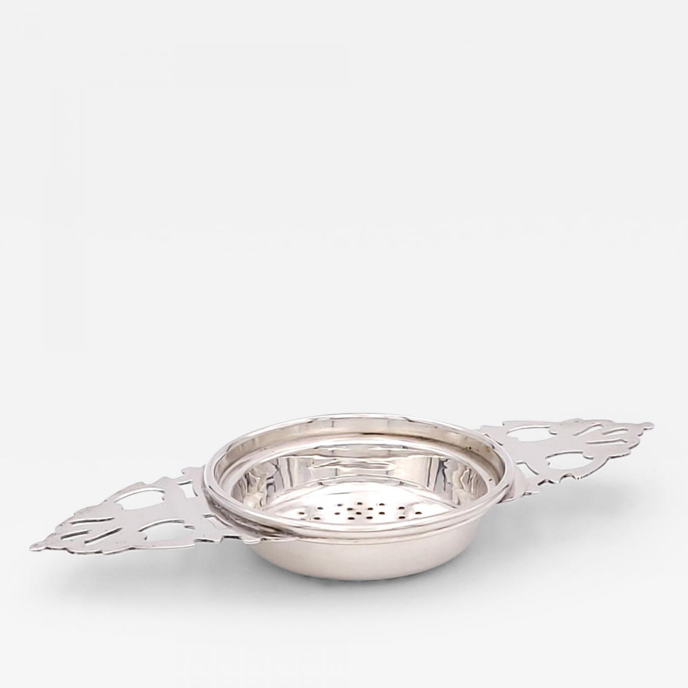 Sterling Silver Tea Strainer, U.S.A. circa 1895