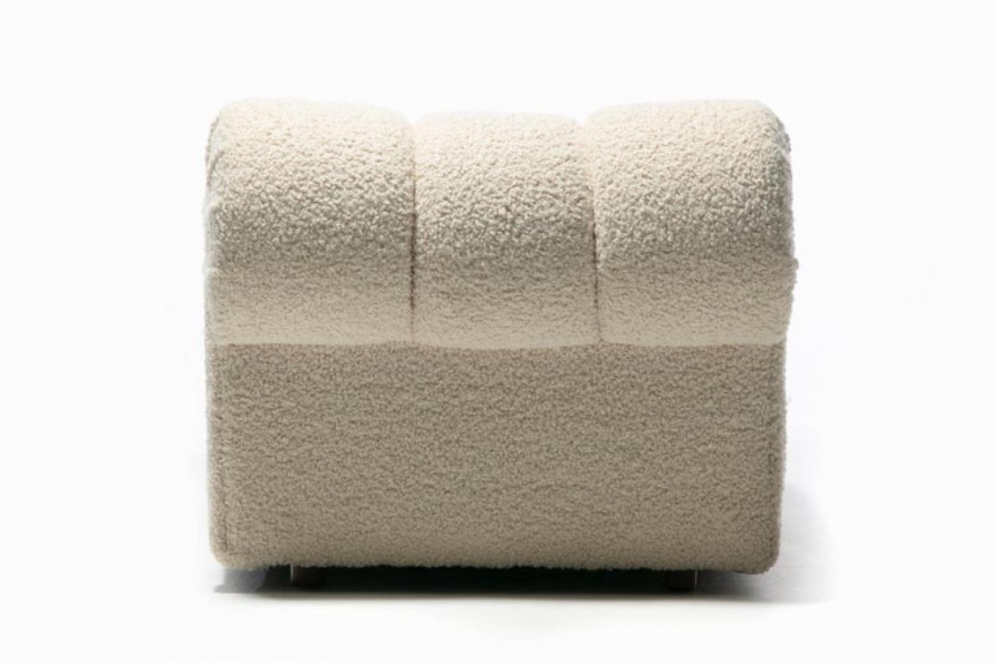 Steve Chase - Steve Chase Style Post Modern Chaise Lounge in Soft Ivory ...
