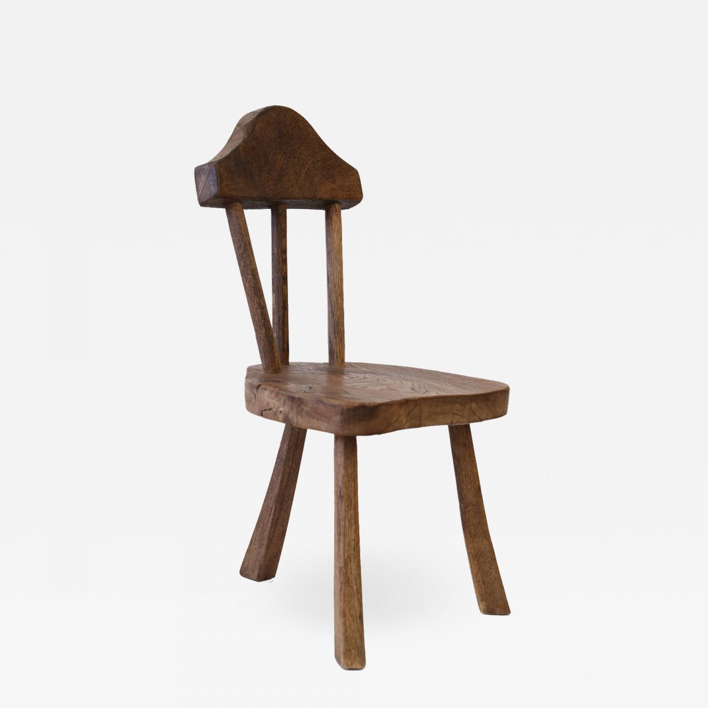 Stick Back Chair in Mid-Brown Oak