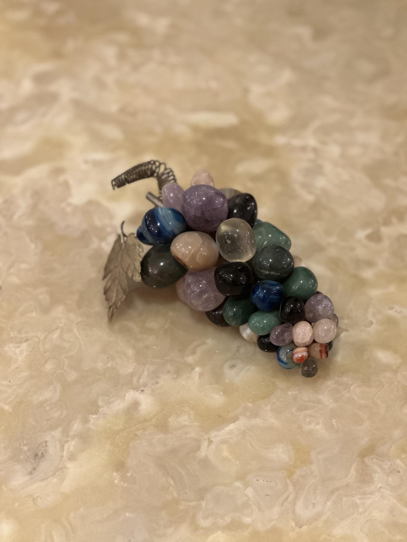 Stone Grapes Objet d'Art
