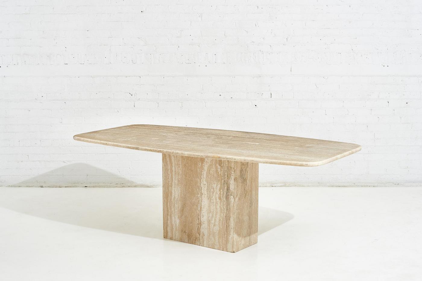 Stone International - Stone International Travertine Dining Table ...