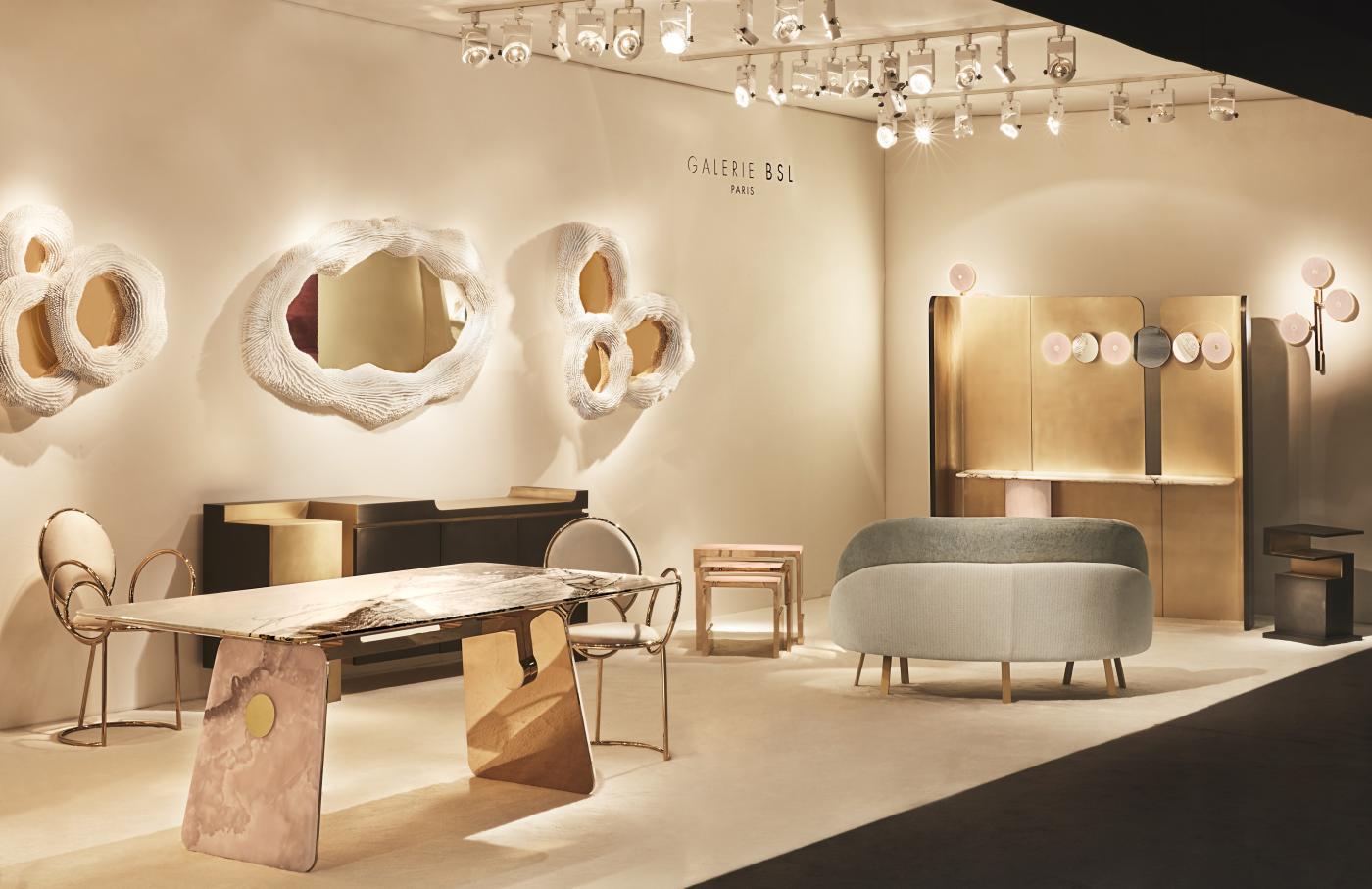 Studio MVW - 'Jintang' Installation: screen, wall light, console