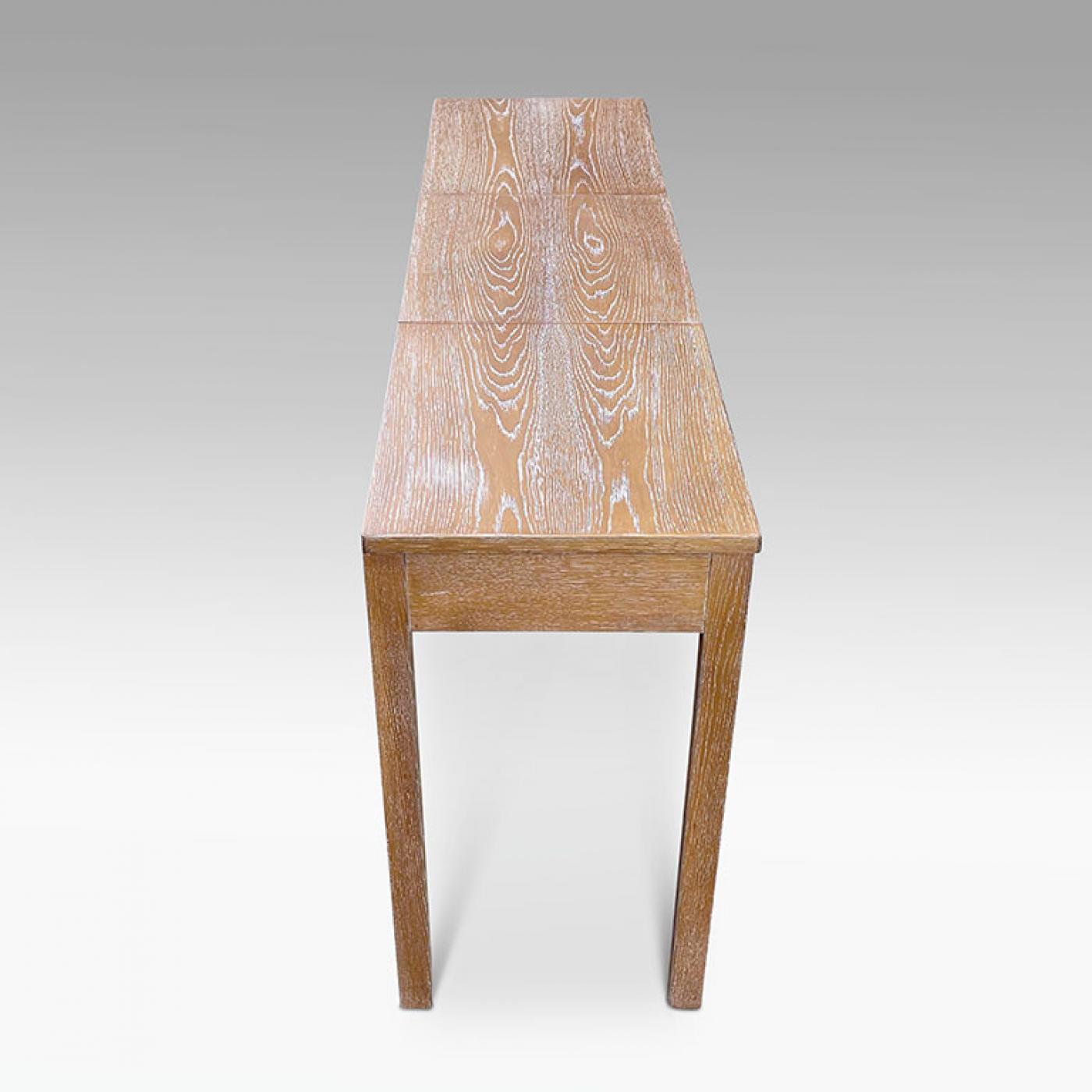 Swedish Console Dressing Table in Limed Oak