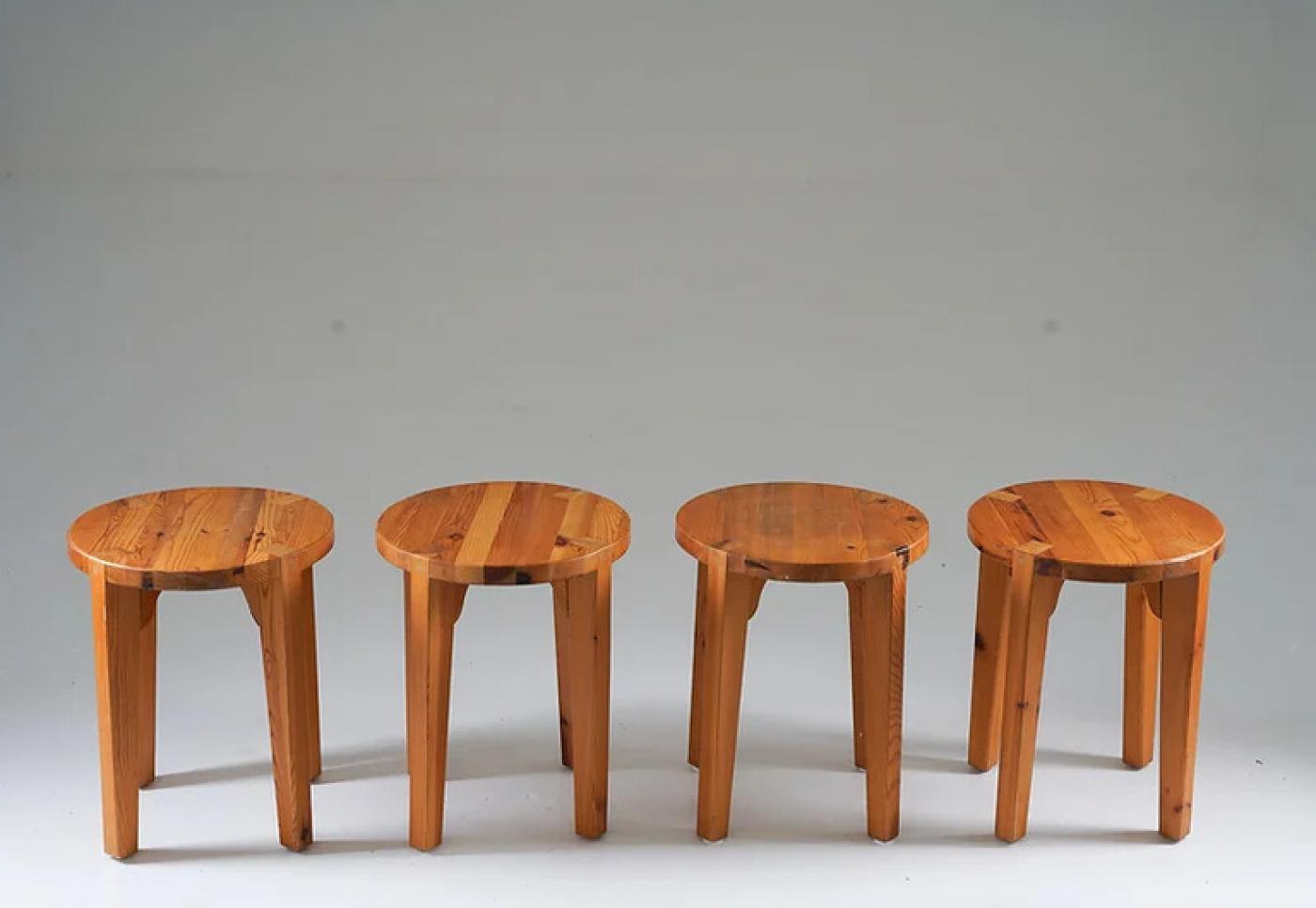 Swedish Stools in Pine