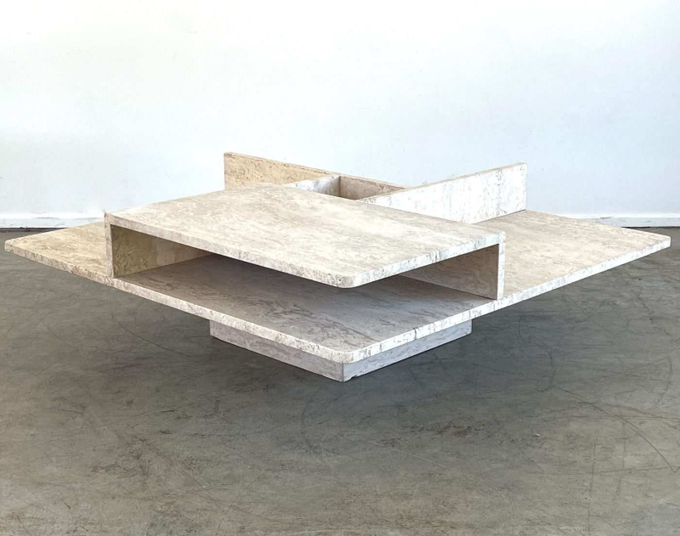 TRAVERTINE COFFEE TABLE