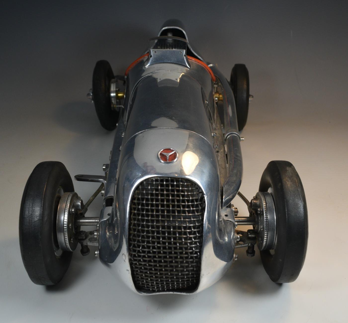 Tether Race Car Aluminum Model England 1950