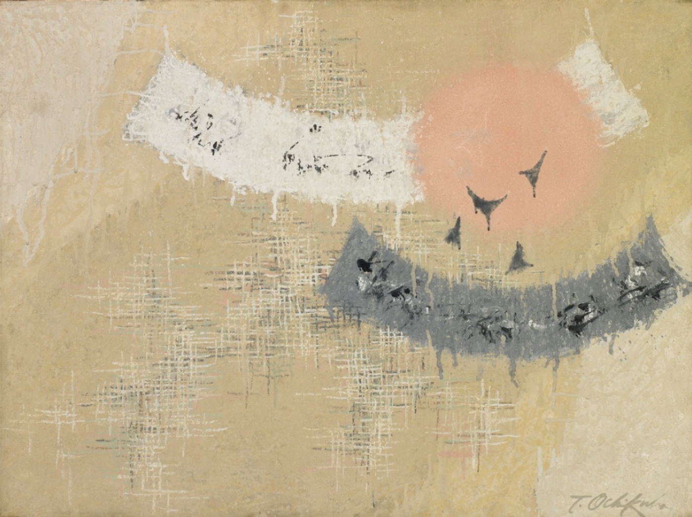 Tetsuo Ochikubo - Abstract, 1958