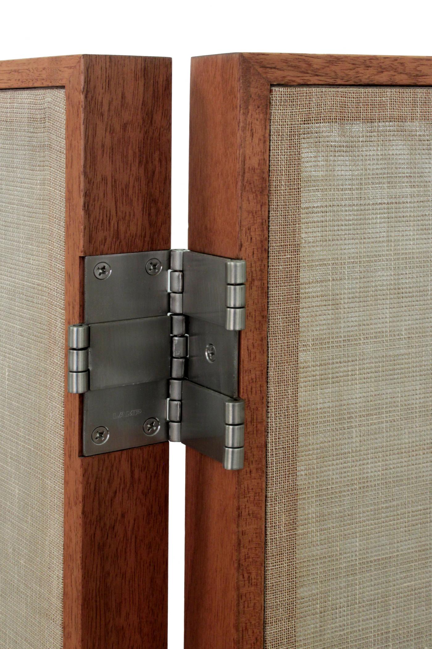 Thad Hayes - Thad Hayes Pair of Screens with Sheer Linen Panels 1990s