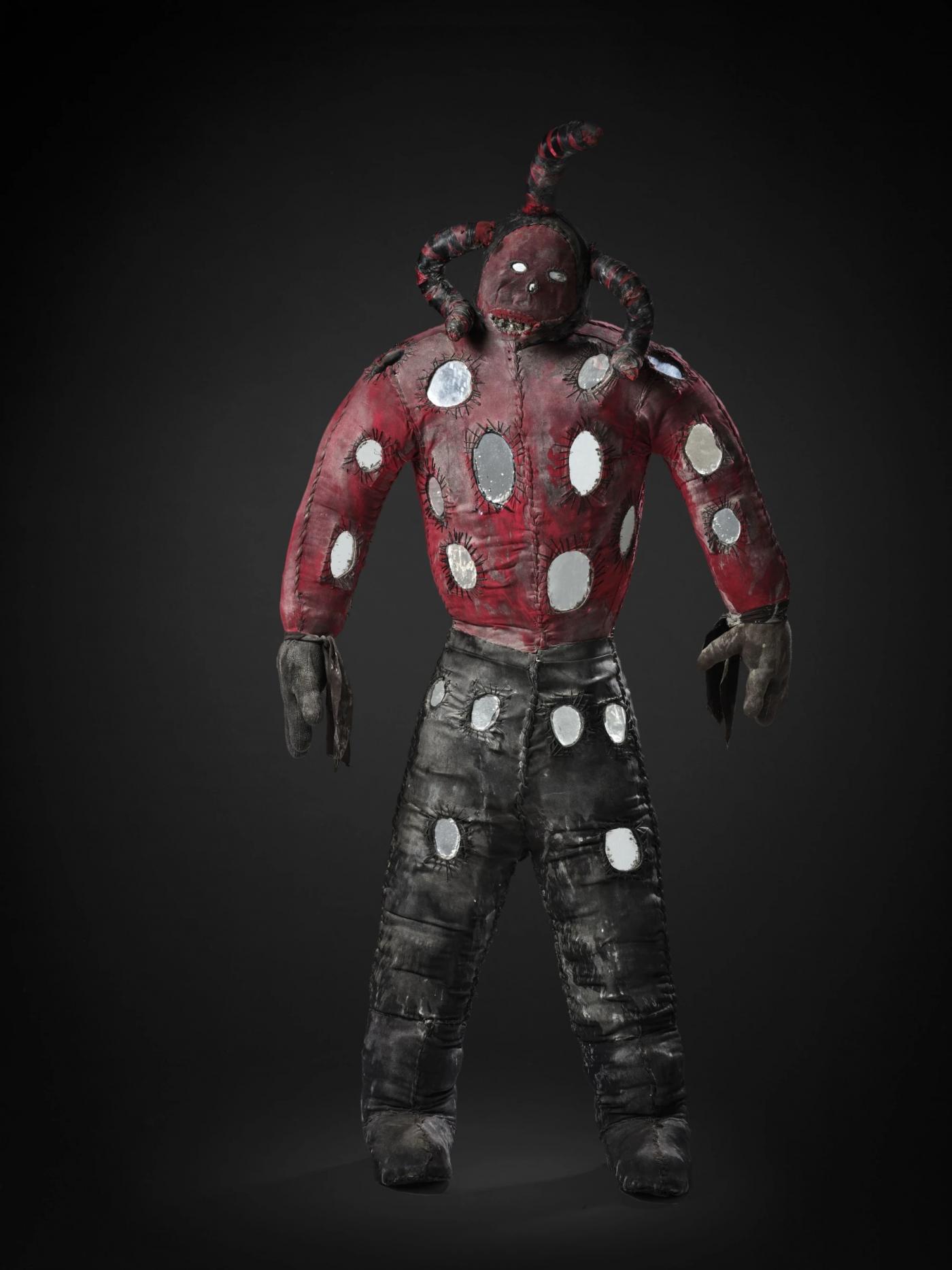 The Bizango life-sized Voodoo Warrior, Haiti