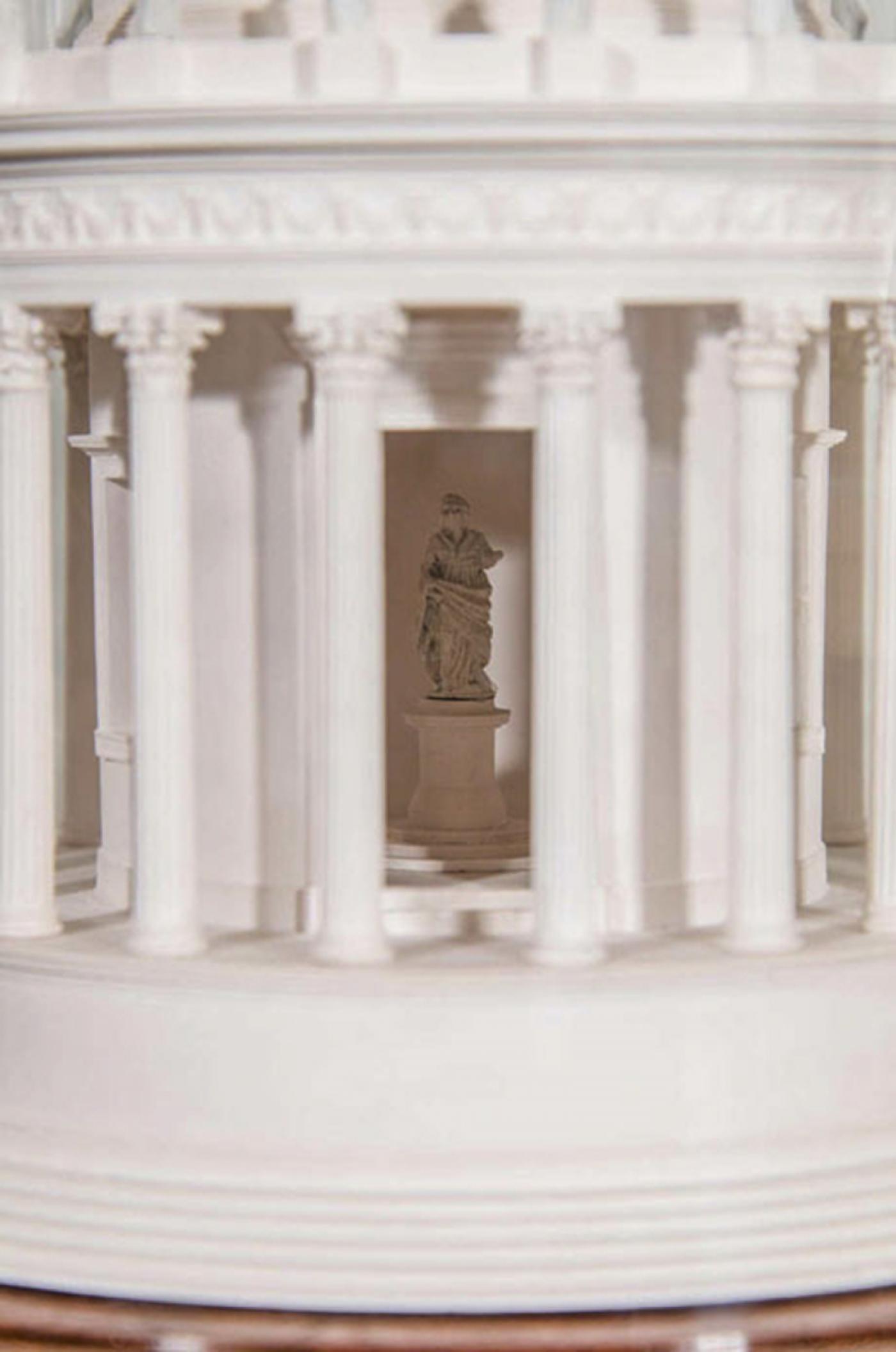 Timothy Richards - A Plaster Model of the Temple at Tivoli by Timothy ...