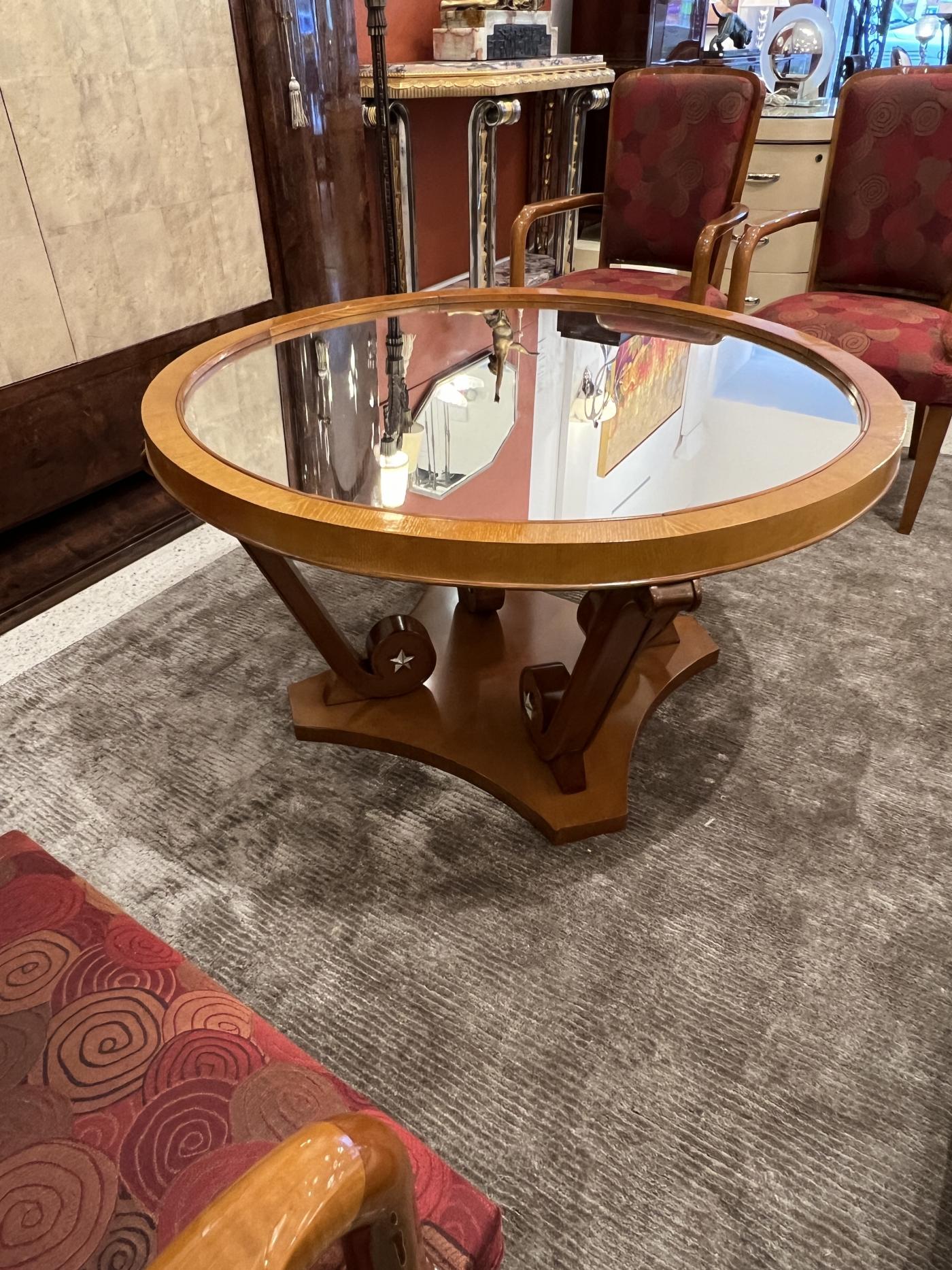 Travail Francais - Art Deco Star Coffee Table