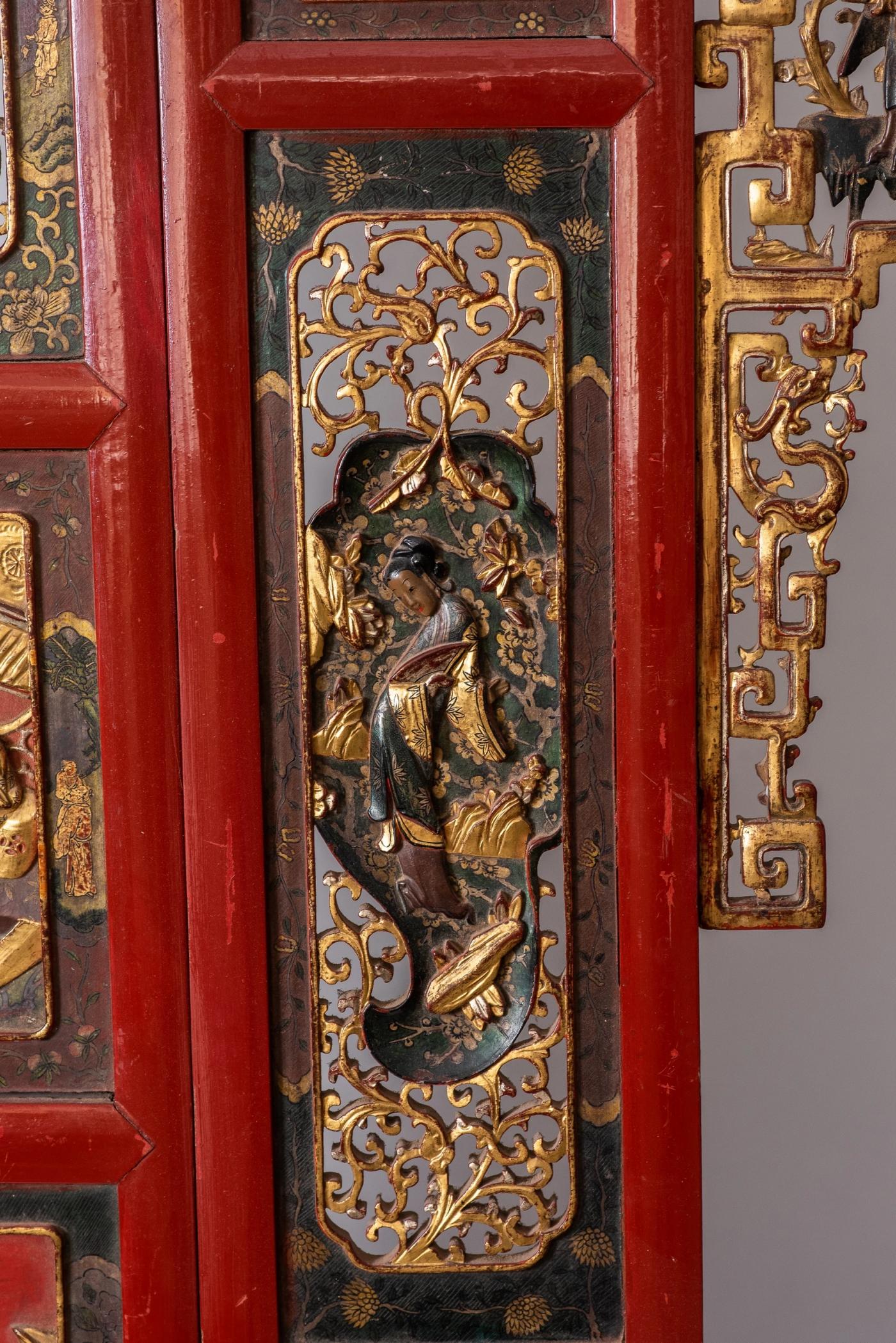 Two Chinese panels, late 19th century, People's Republic of China ...