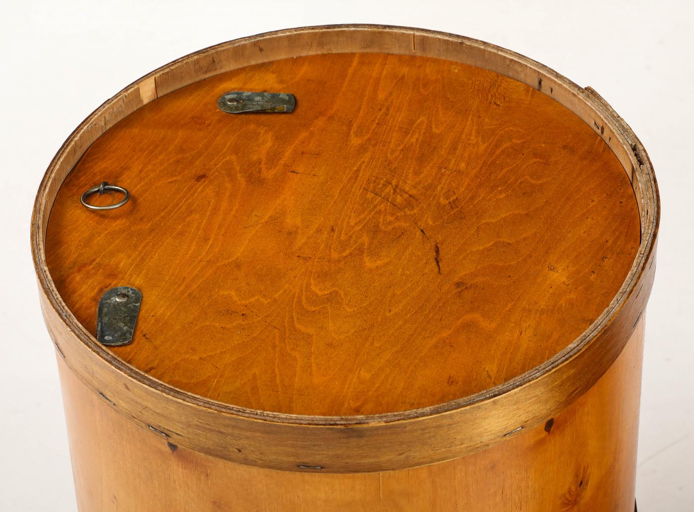 Two Swedish Birch Sugar Barrels, Circa 1960s