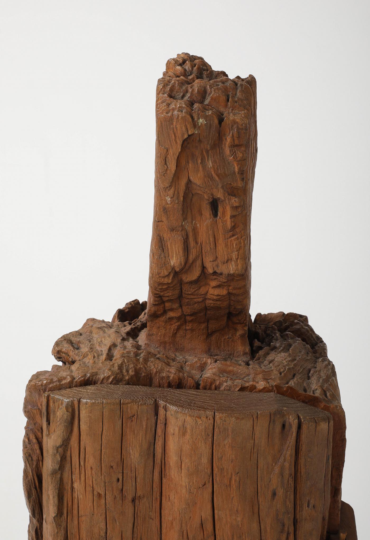 Alexandre Noll - Unique Hand Carved Cabinet in the style of Alexandre Noll