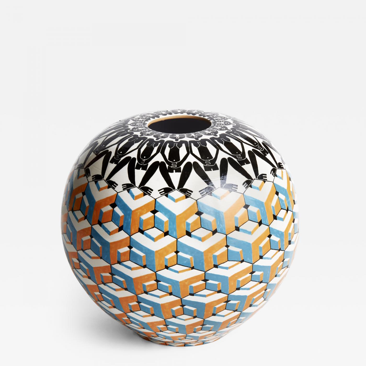 VICTOR FOTSO NYIE - VASE CUBO