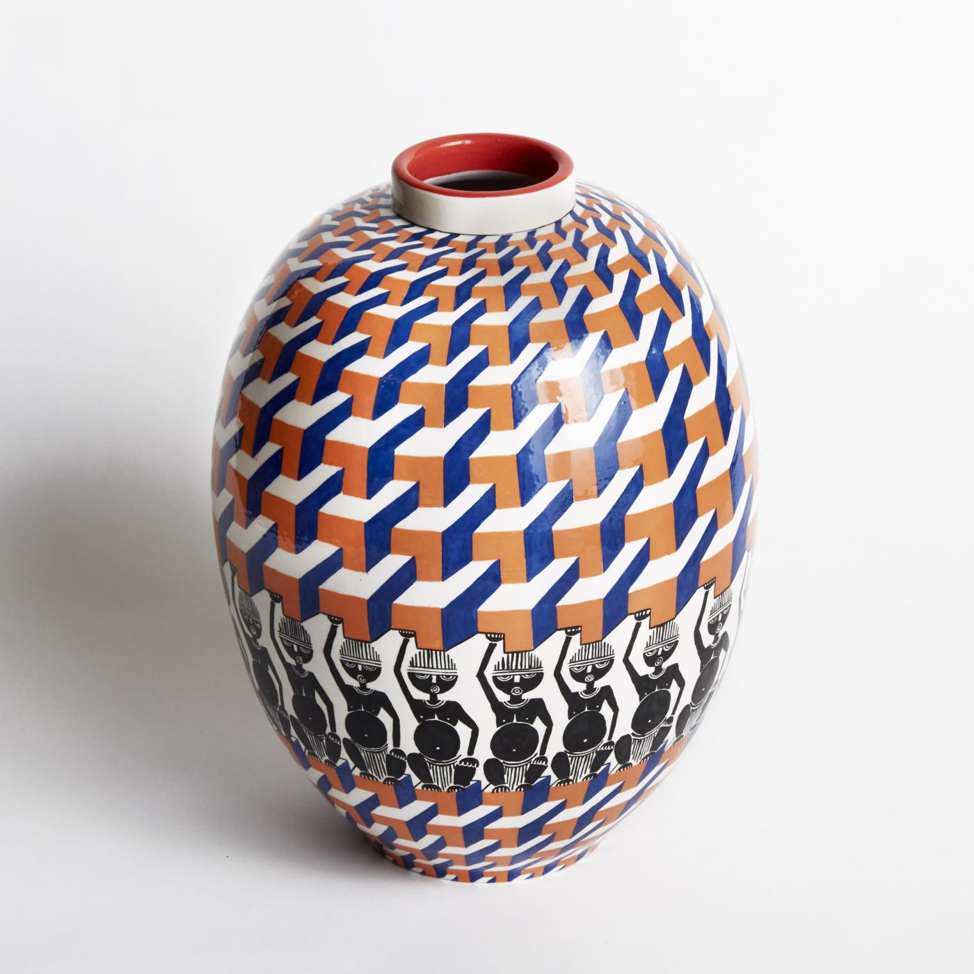 VICTOR FOTSO NYIE - VASE PILASTRO