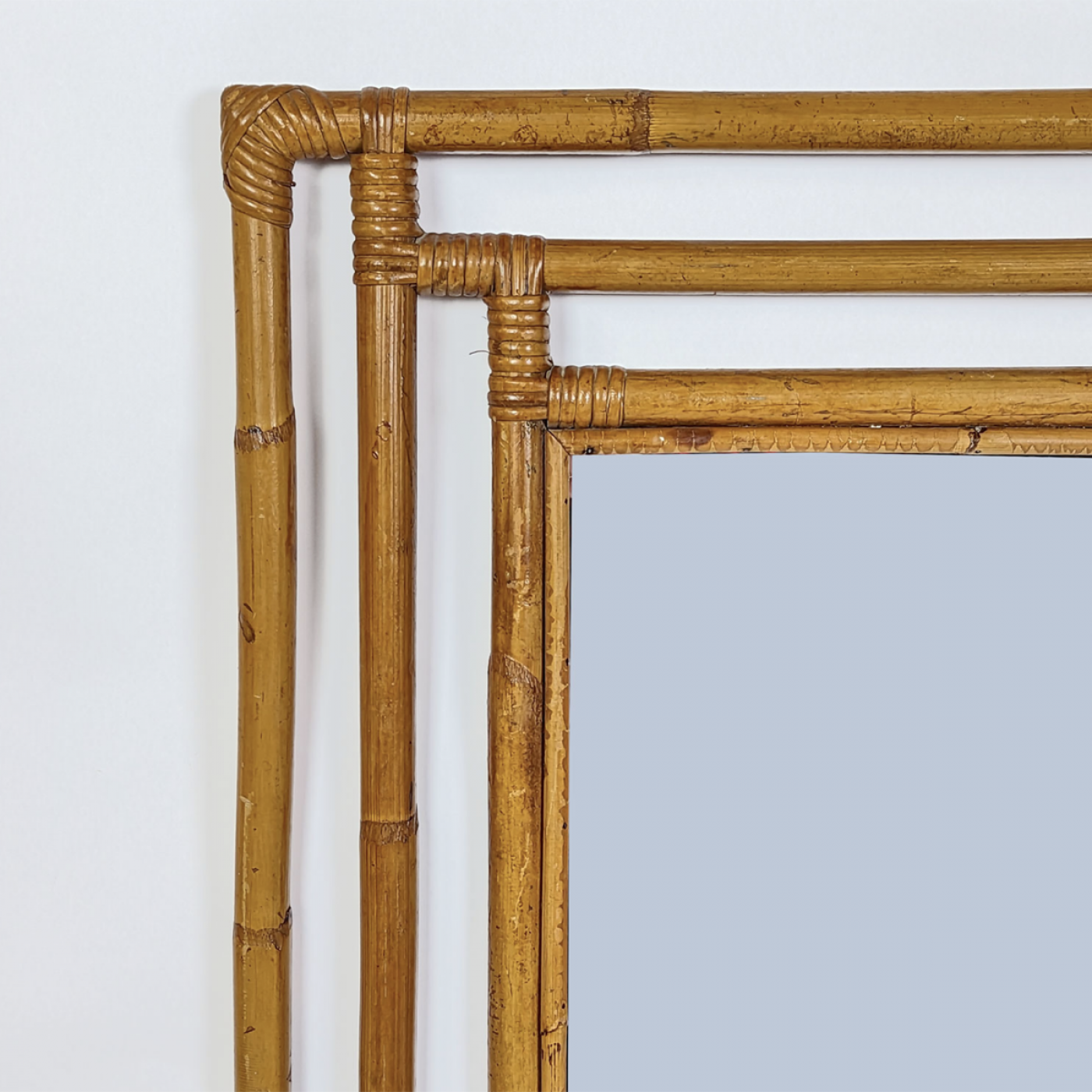 VINTAGE BAMBOO MIRROR (1970)