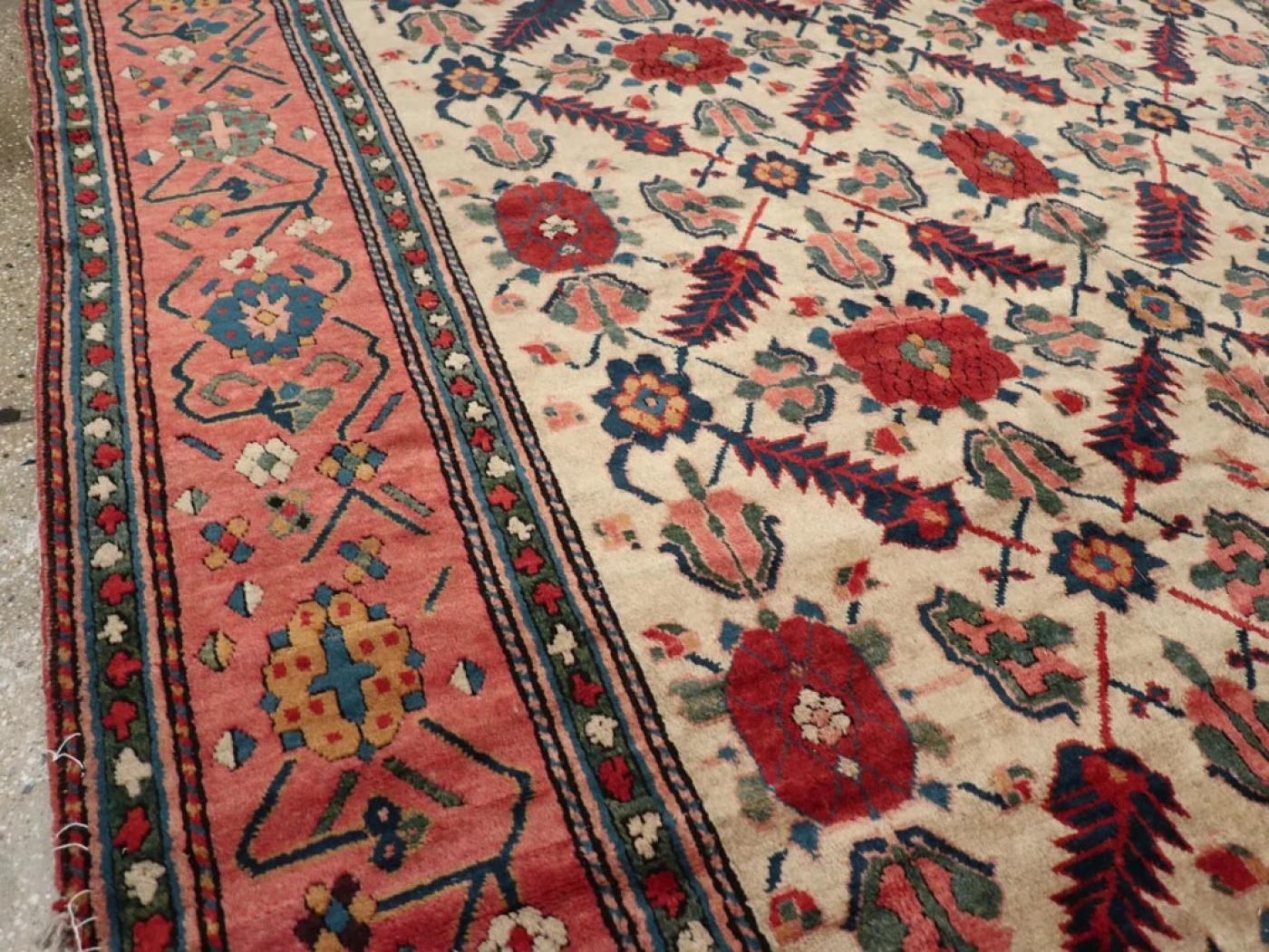 VINTAGE NORTHWEST PERSIAN SHAHSAVAN LONG ROOM SIZE CARPET