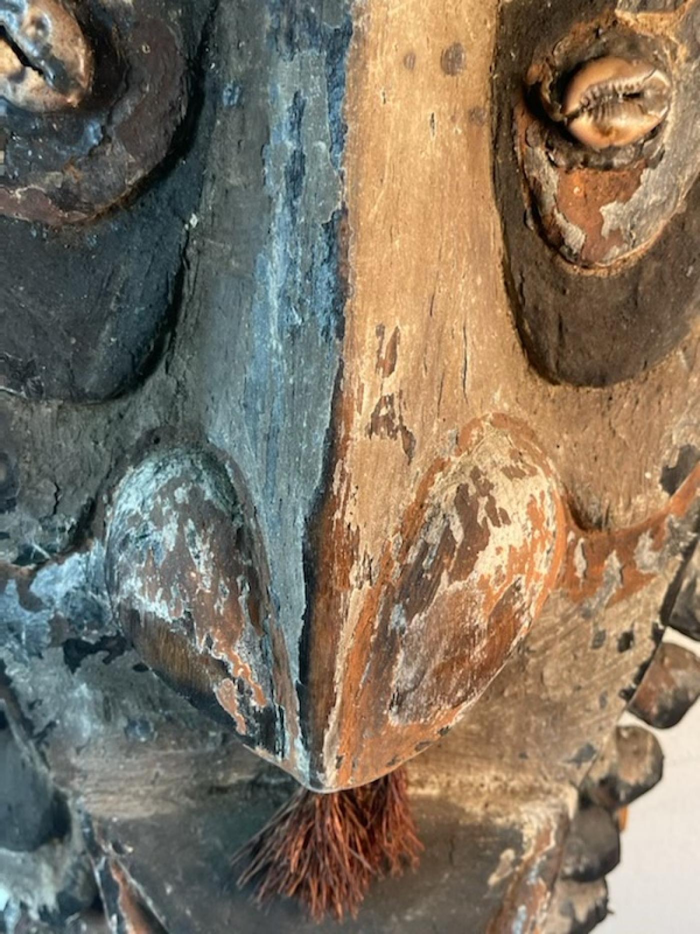 VINTAGE OCEANIC TRIBAL MASK