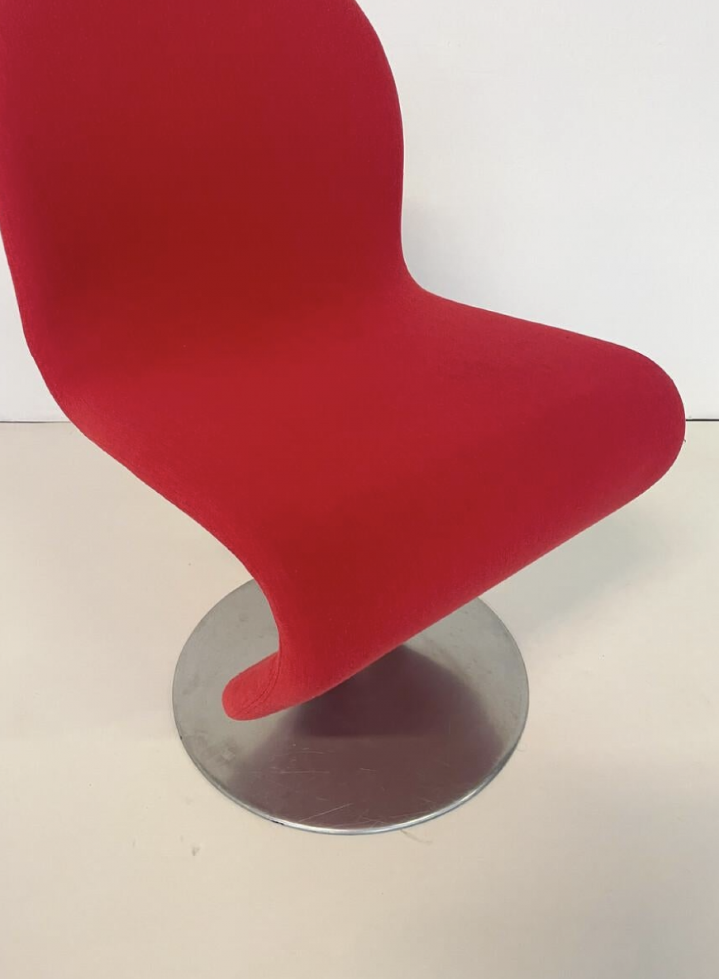 Verner Panton - Mid-Century Modern Set of 6 Red System 123 Chairs by ...
