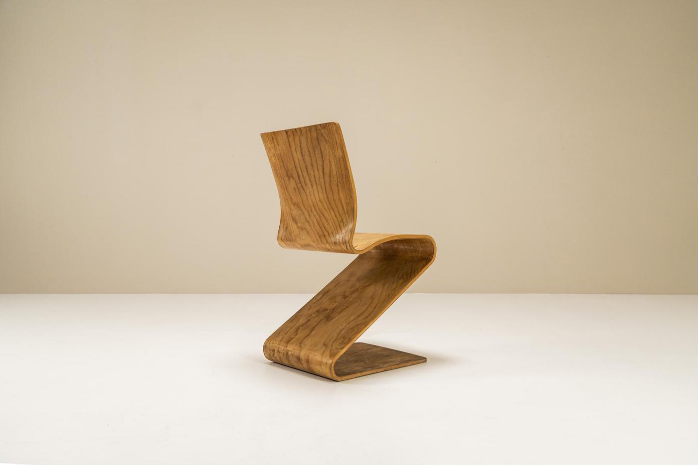 Verner Panton - Non-Serial Model 275 S-Chair by Verner Panton in Bent ...