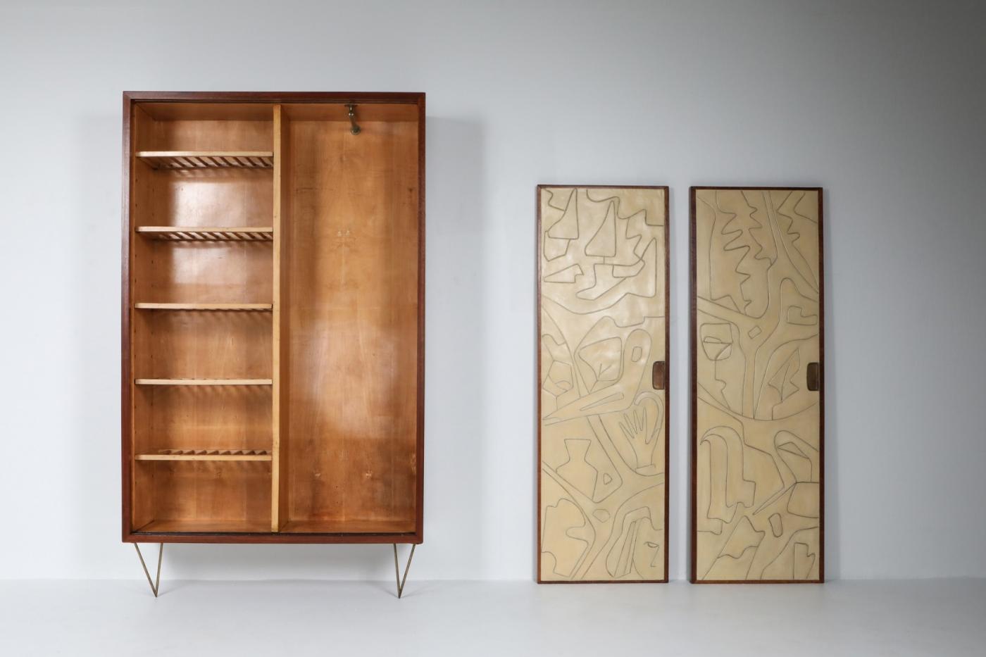 Victor Cerrato - Victor Cerrato one-of-a-kind case piece - 1950's