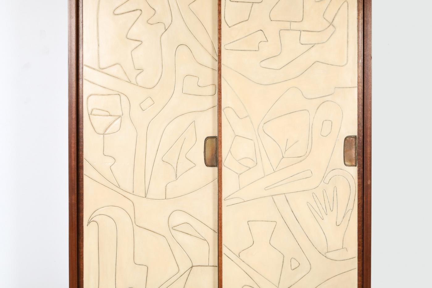 Victor Cerrato - Victor Cerrato one-of-a-kind case piece - 1950's